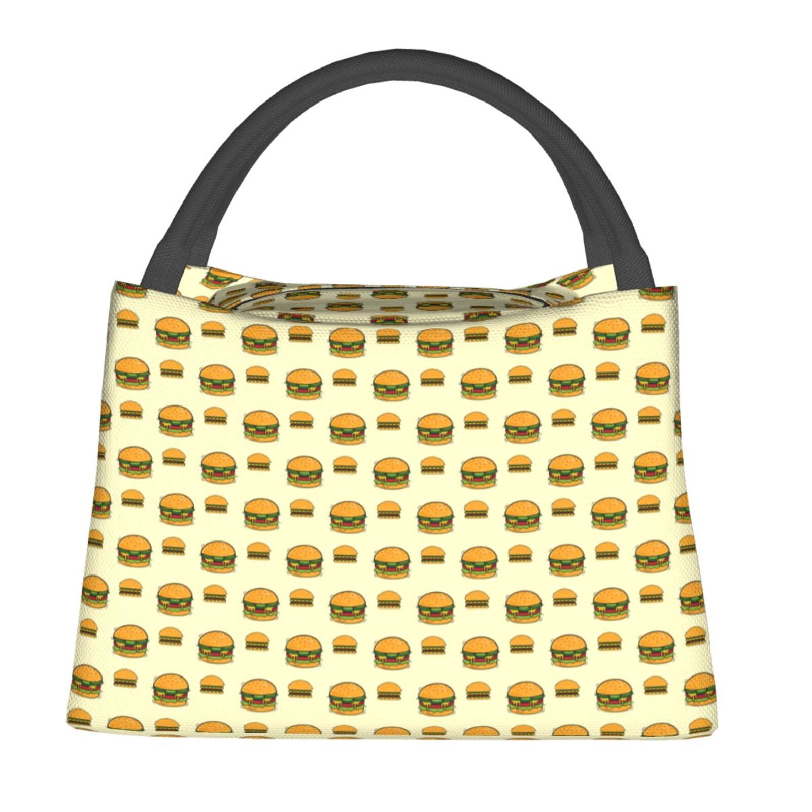 Zufioo Burgers And Hot Dogs Insulated Reusable Grocery Bags,Cooler Bag ...