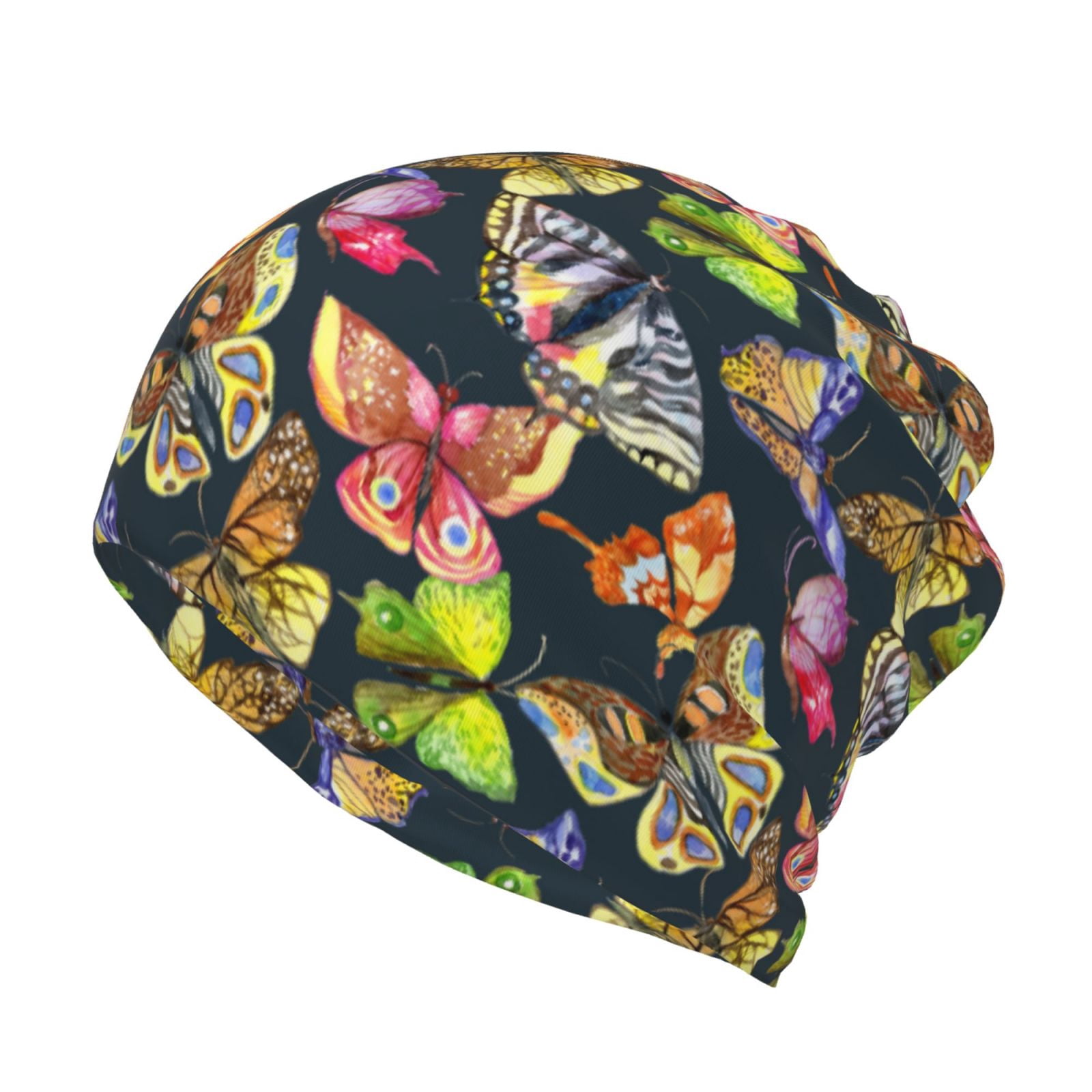 Zufioo Butterfly Wild Insect Beanie Hats for Men and Women Slouchy ...