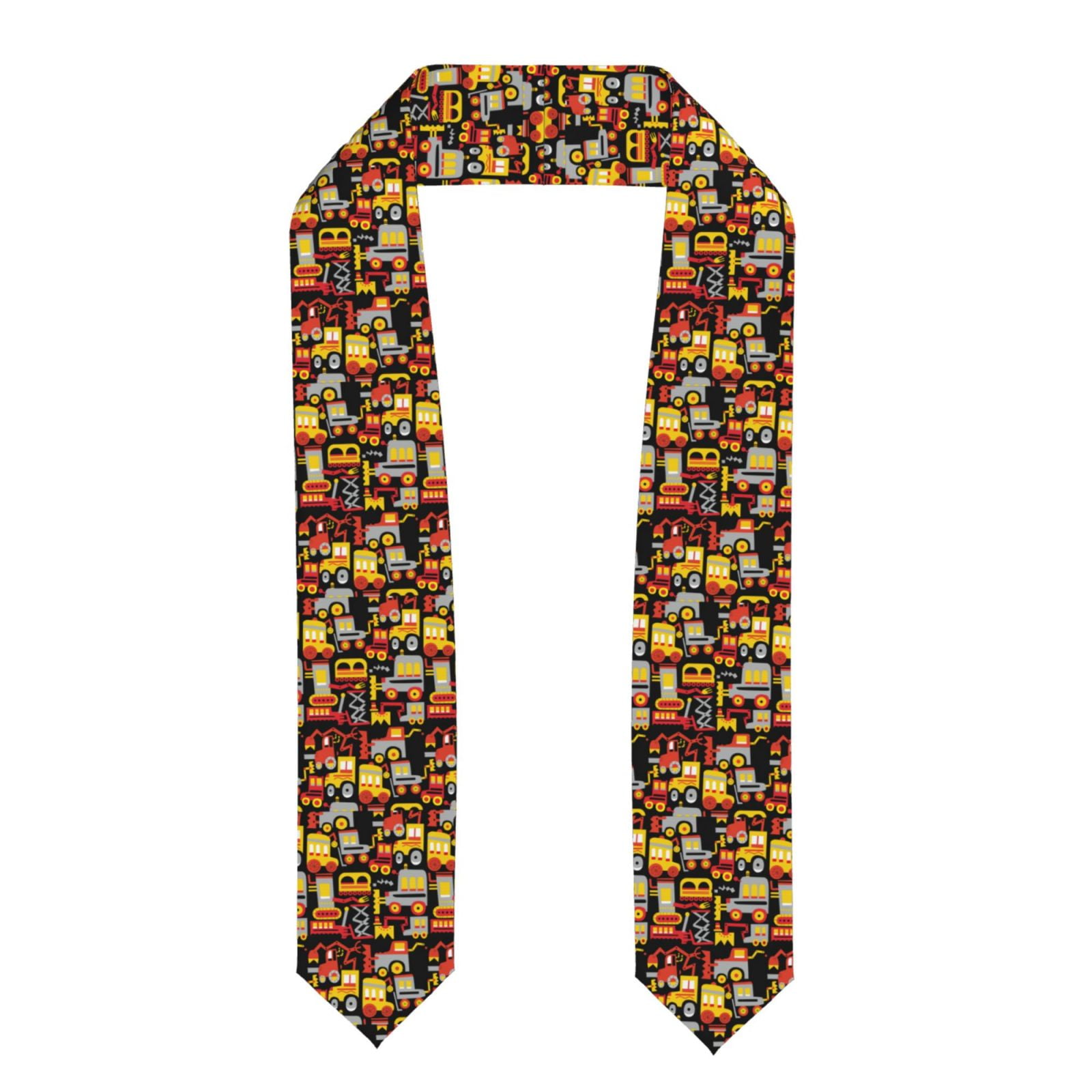 Zufioo Cars Print Graduation Shawl Ribbon, Graduation Ribbon for Male ...