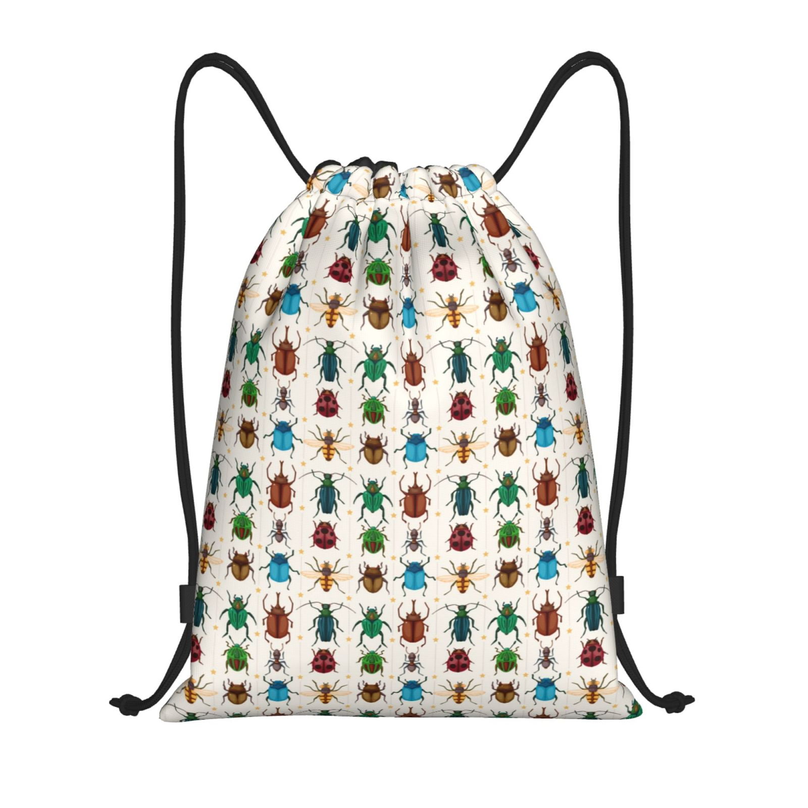 Zufioo Cartoon Insects Sports Cinch Sack Gym String Bags Machine ...