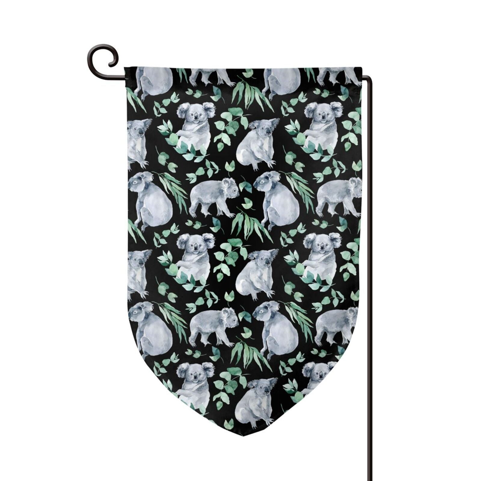 Zufioo Cartoon Koala Bear Print Garden Decoration Flags, Sun-resistant ...
