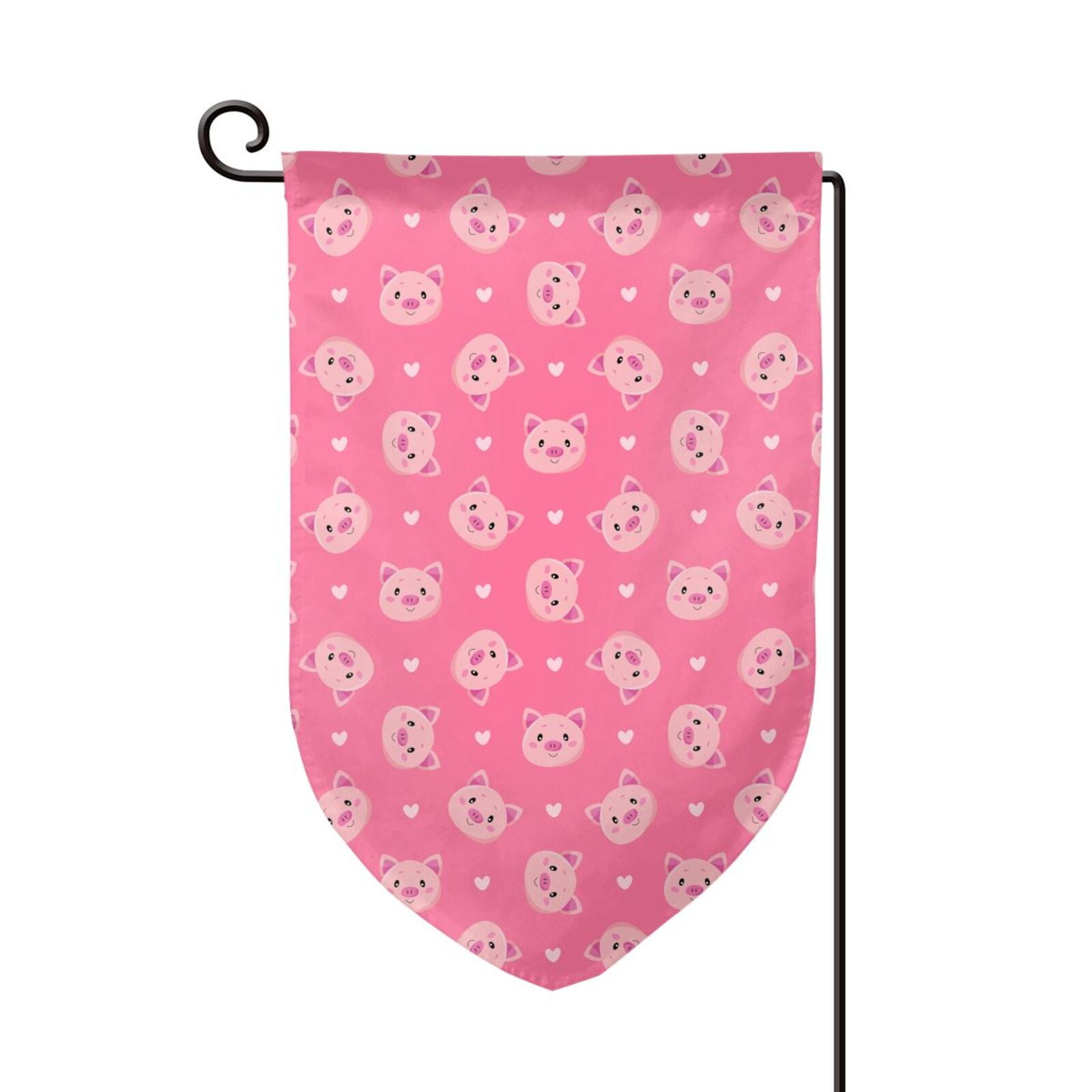Zufioo Cartoon Pigs and Hearts Print Garden Decoration Flags, Sun ...