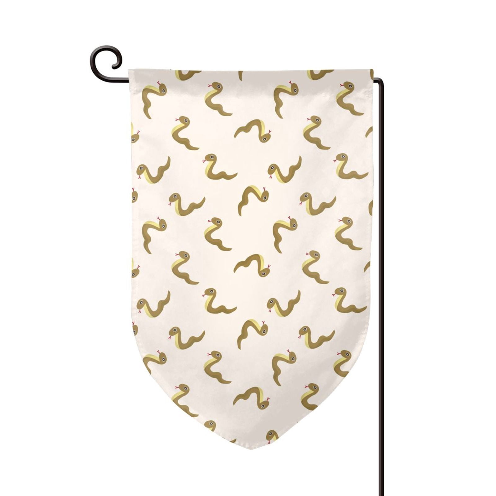 Zufioo Cartoon Snake Print Garden Decoration Flags, Sun-resistant and ...