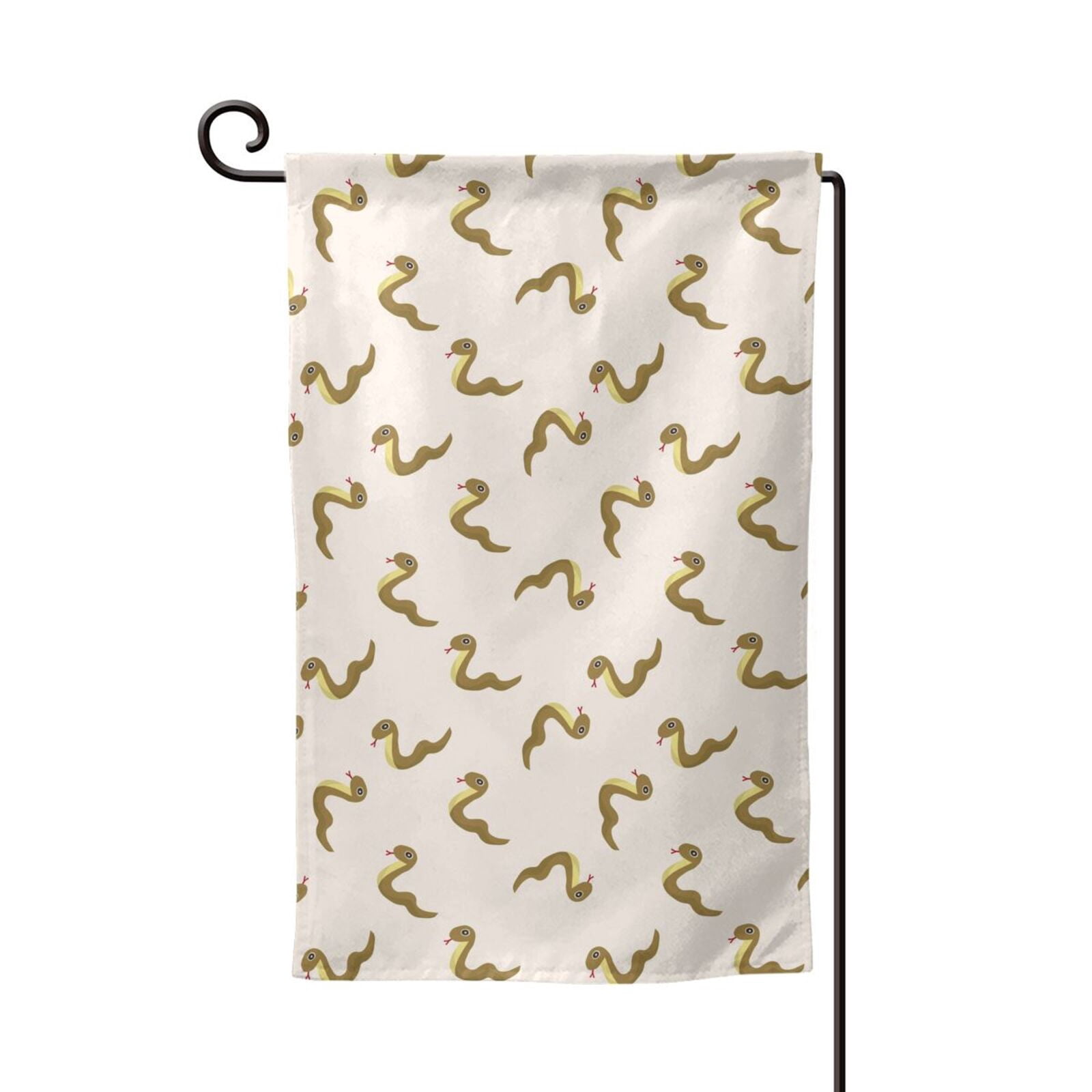 Zufioo Cartoon Snake Print Garden Decoration Flags, Sun-resistant and ...