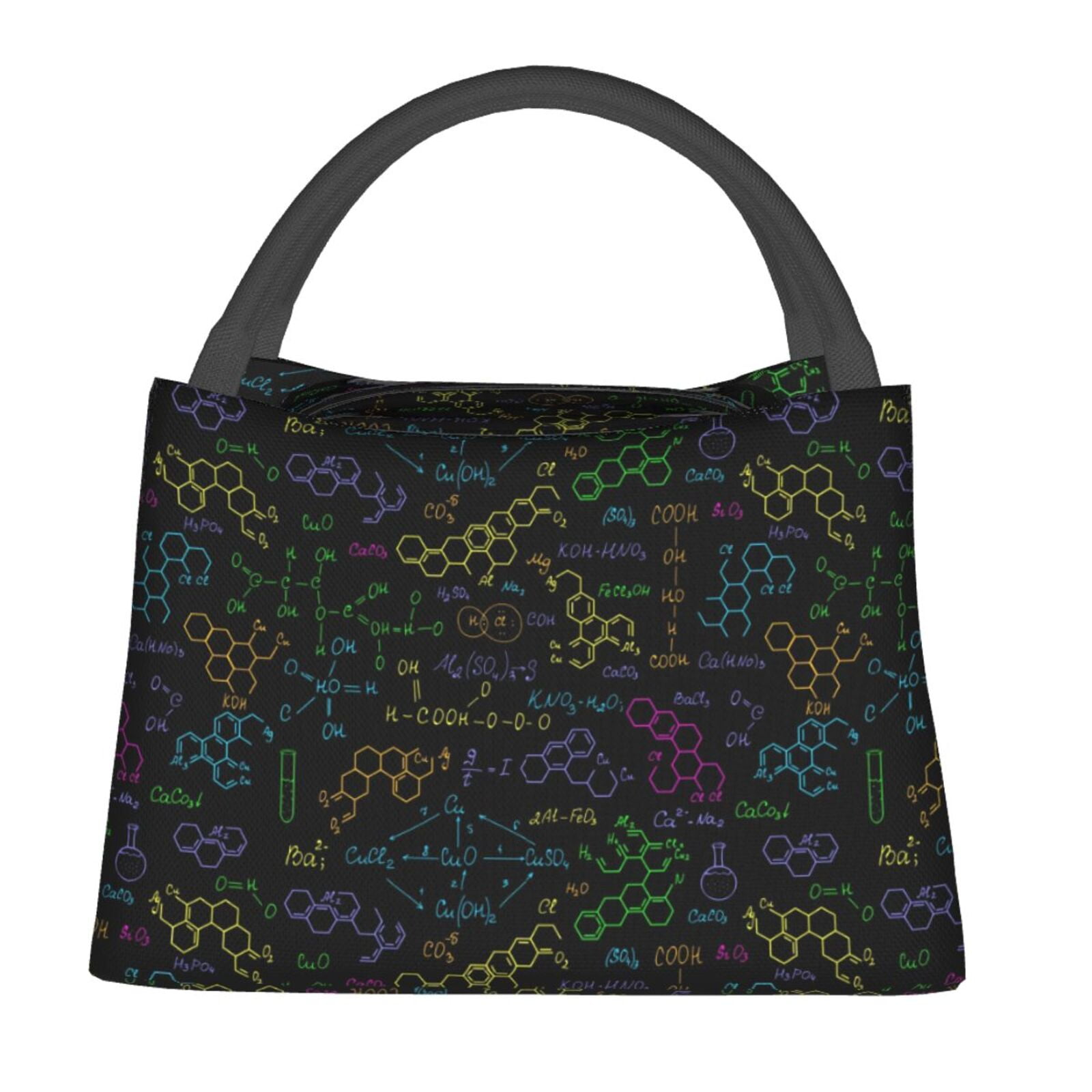 Zufioo Chemistry Formulas Insulated Reusable Grocery Bags,Cooler Bag ...