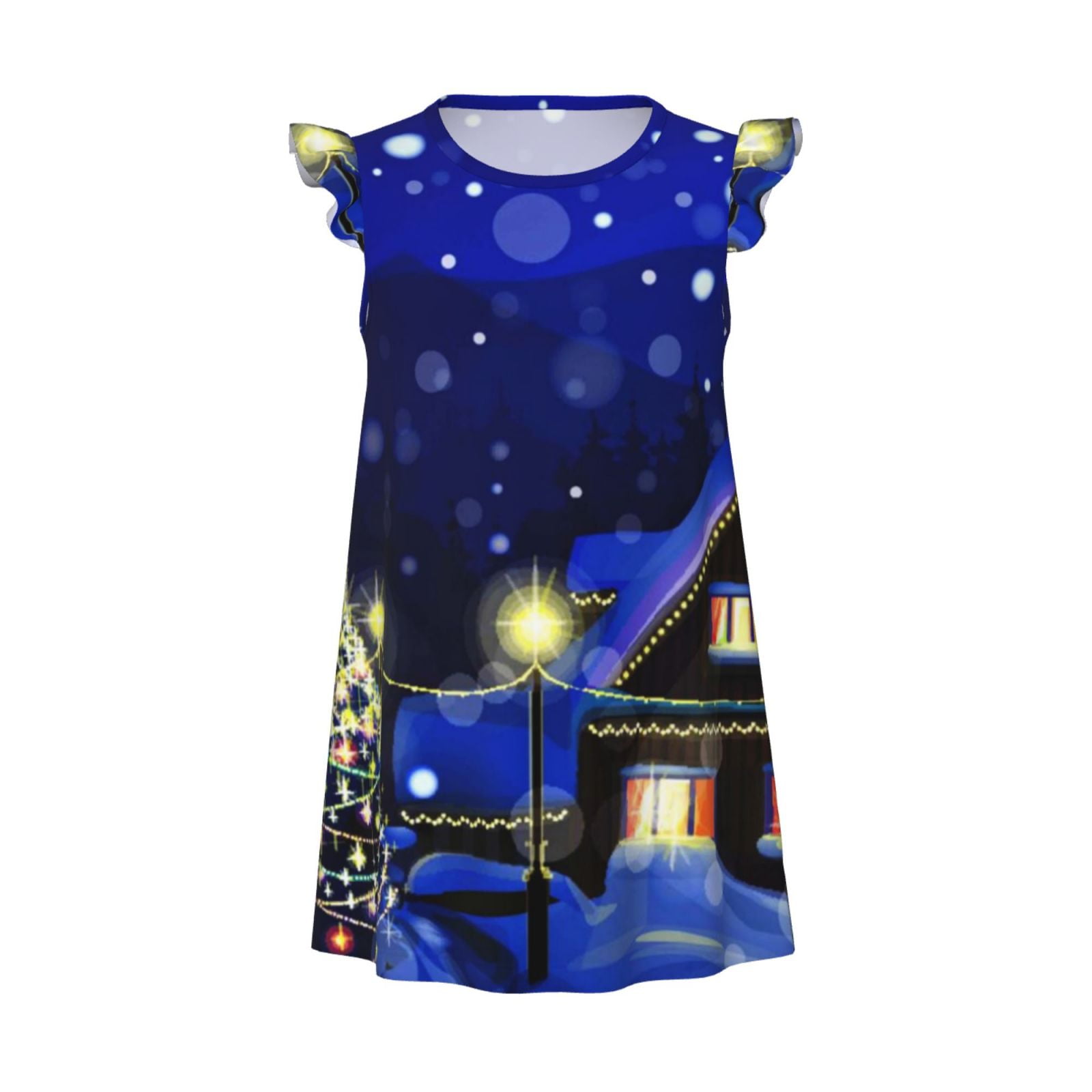 Zufioo Christmas Night Girls Nightgowns Toddler Girl Pajamas Soft ...