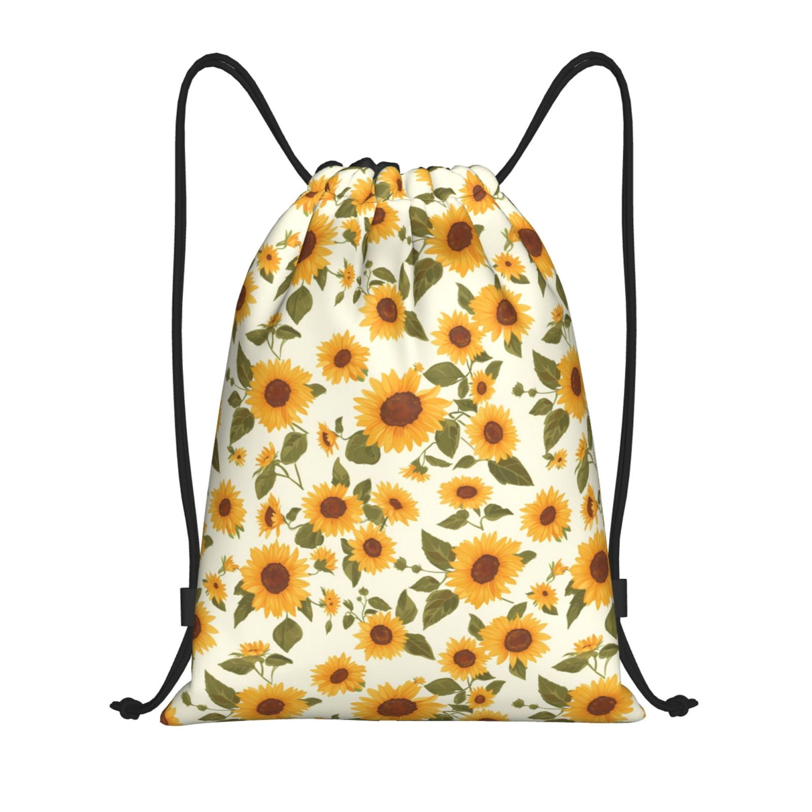 Zufioo Classical Cute Sunflower Sports Cinch Sack Gym String Bags ...