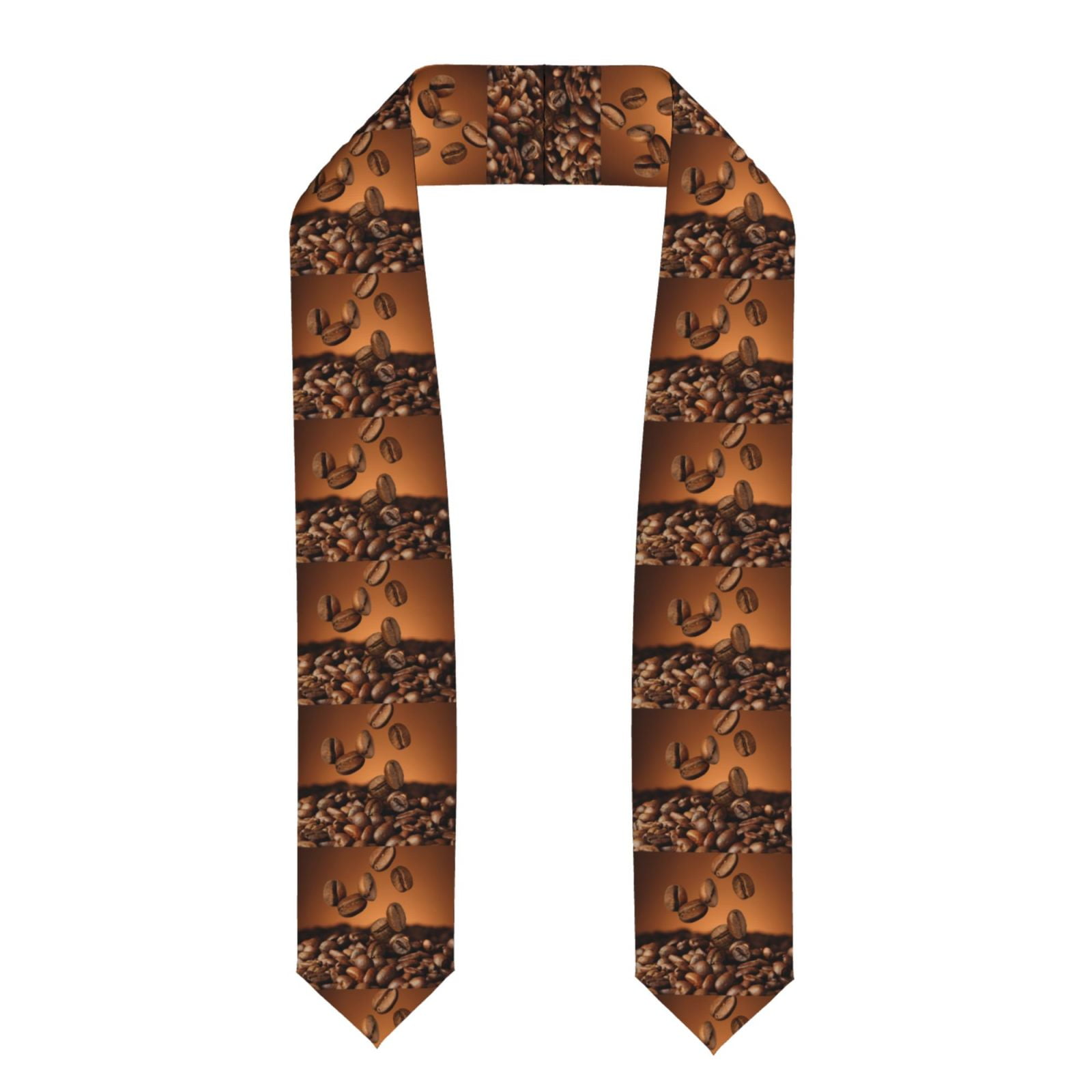 Zufioo Coffee Beans Print Graduation Shawl Ribbon, Graduation Ribbon ...