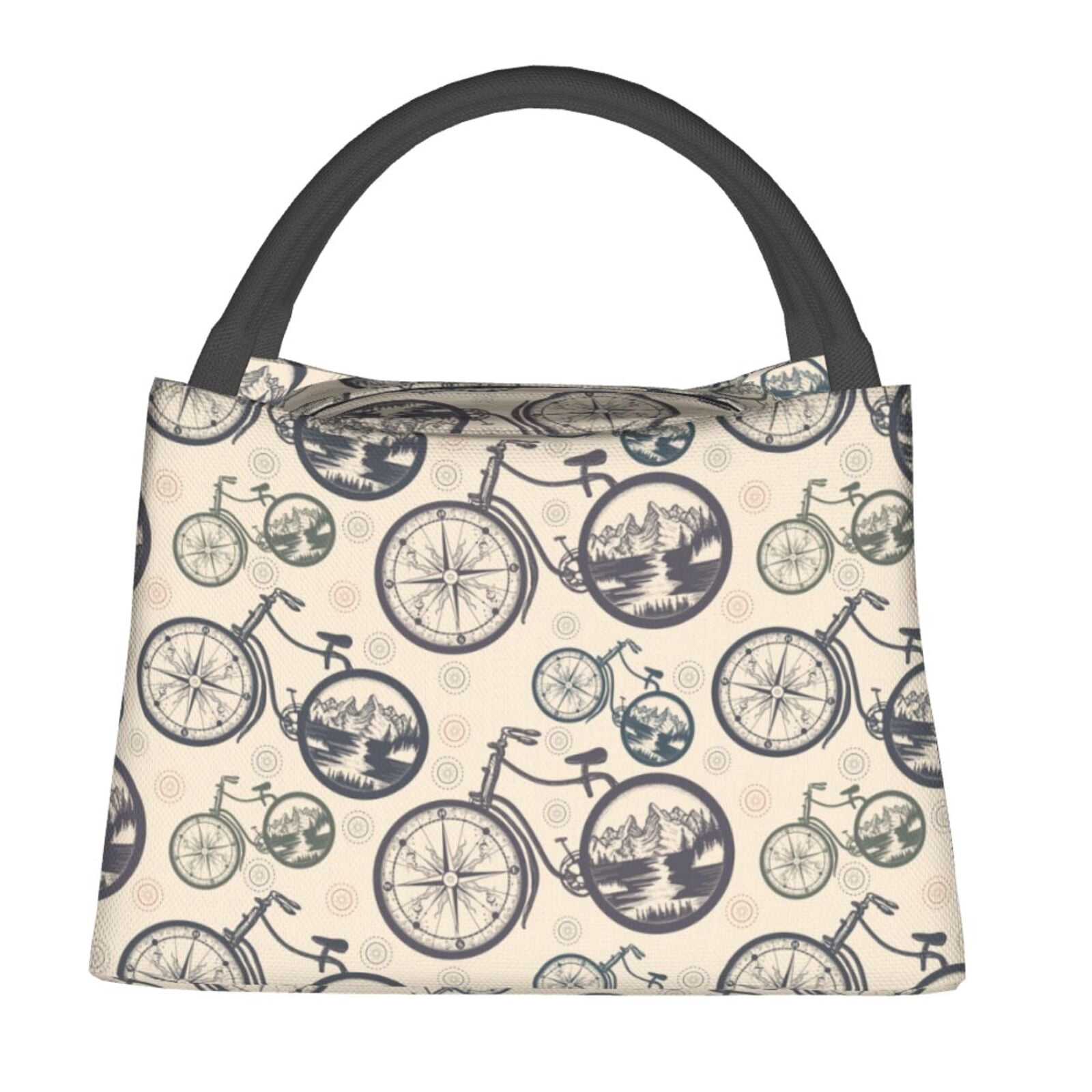 Zufioo Compass And Mountains In Bicycle Wheels Insulated Reusable ...