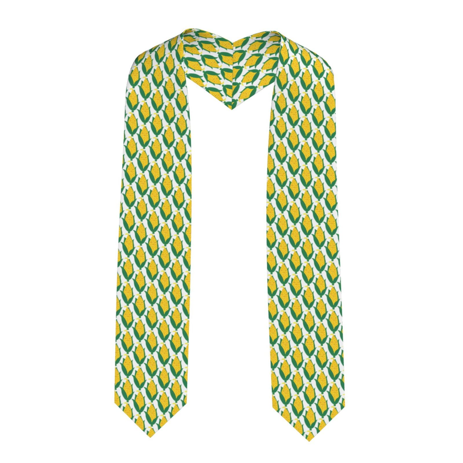 Zufioo Corn Cob Print Graduation Shawl Ribbon, Graduation Ribbon for ...