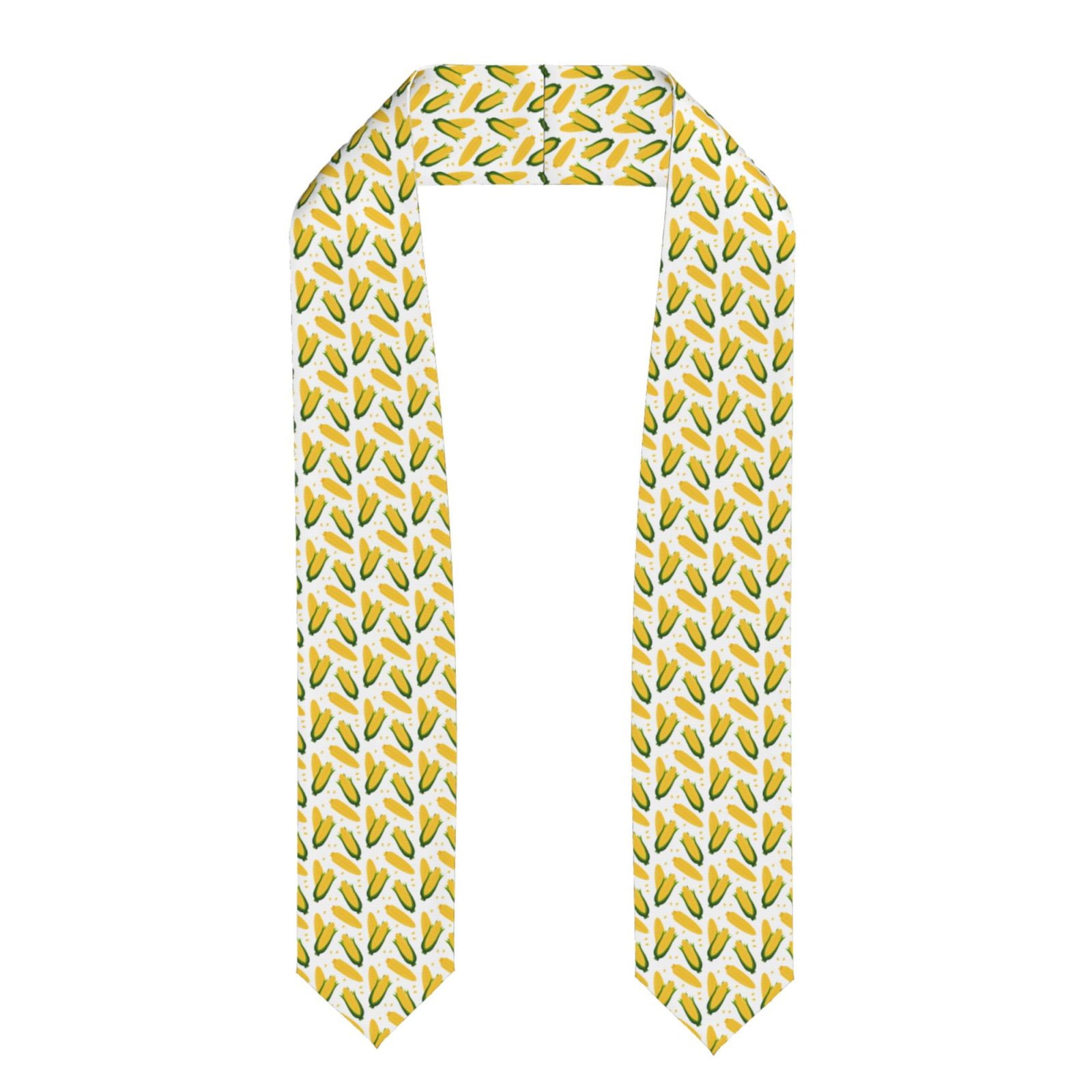 Zufioo Corn On The Cob Print Graduation Shawl Ribbon, Graduation Ribbon ...