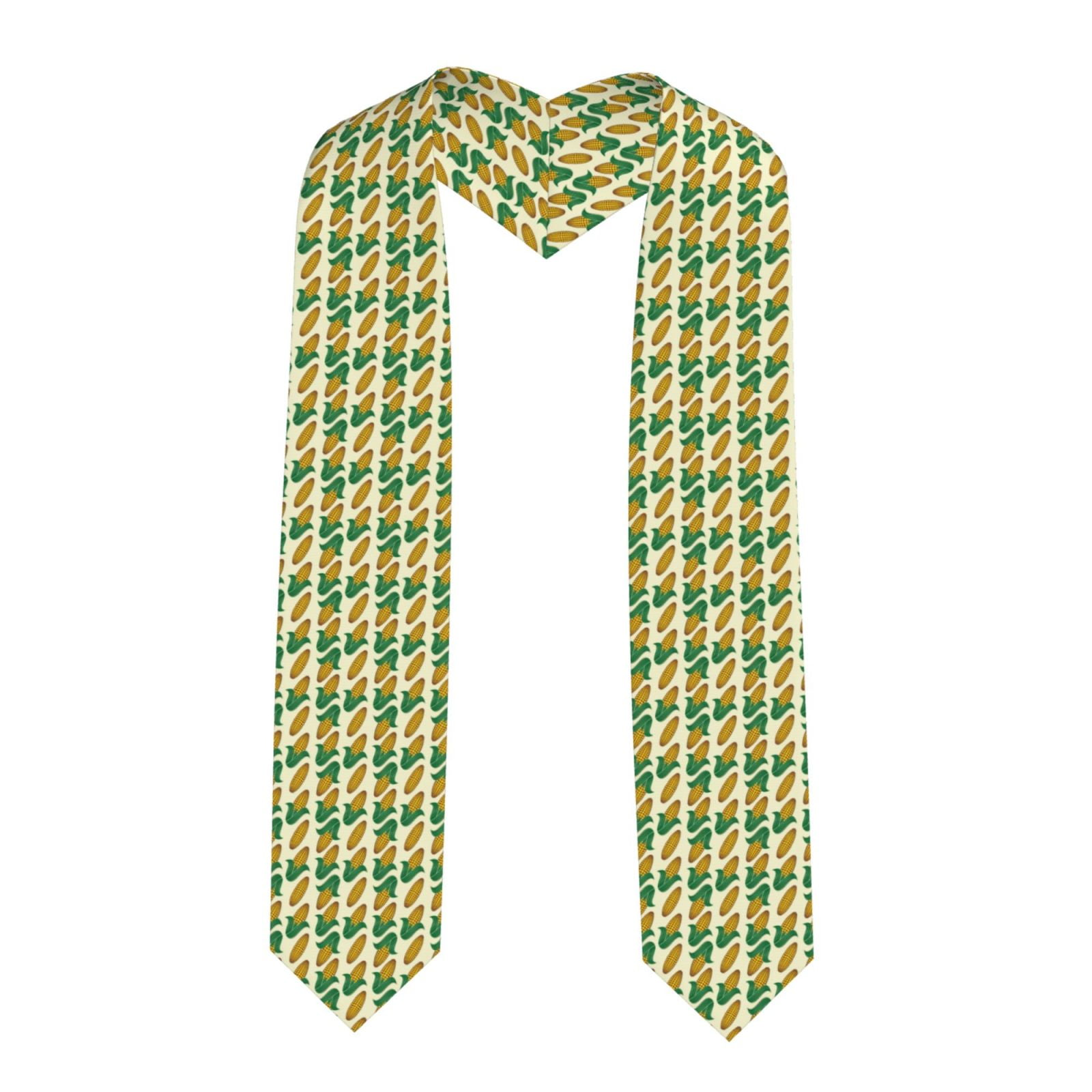 Zufioo Corn Print Graduation Shawl Ribbon, Graduation Ribbon for Male ...