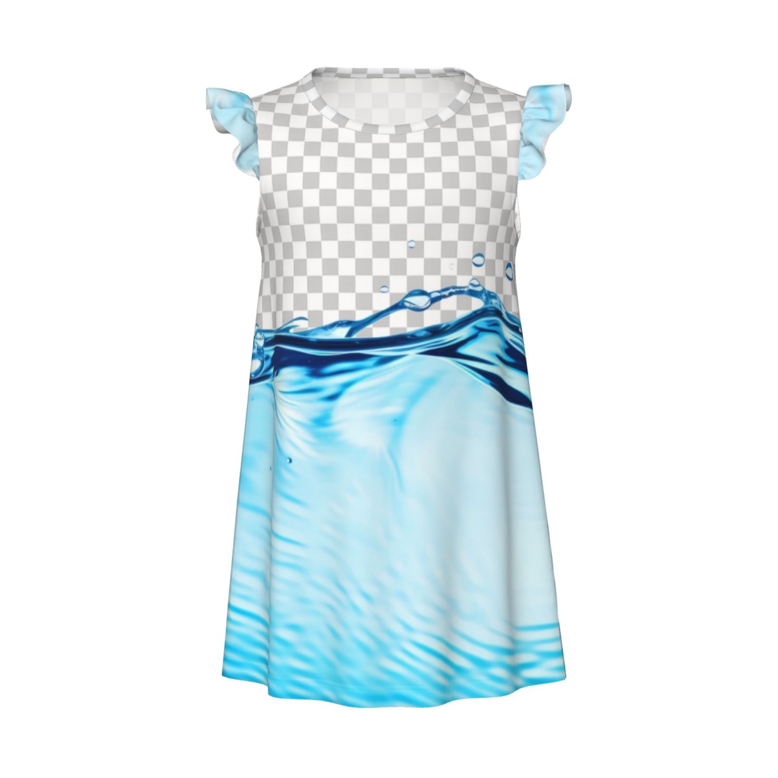 Zufioo Crystal Clear Water Splash Girls Nightgowns Toddler Girl Pajamas ...