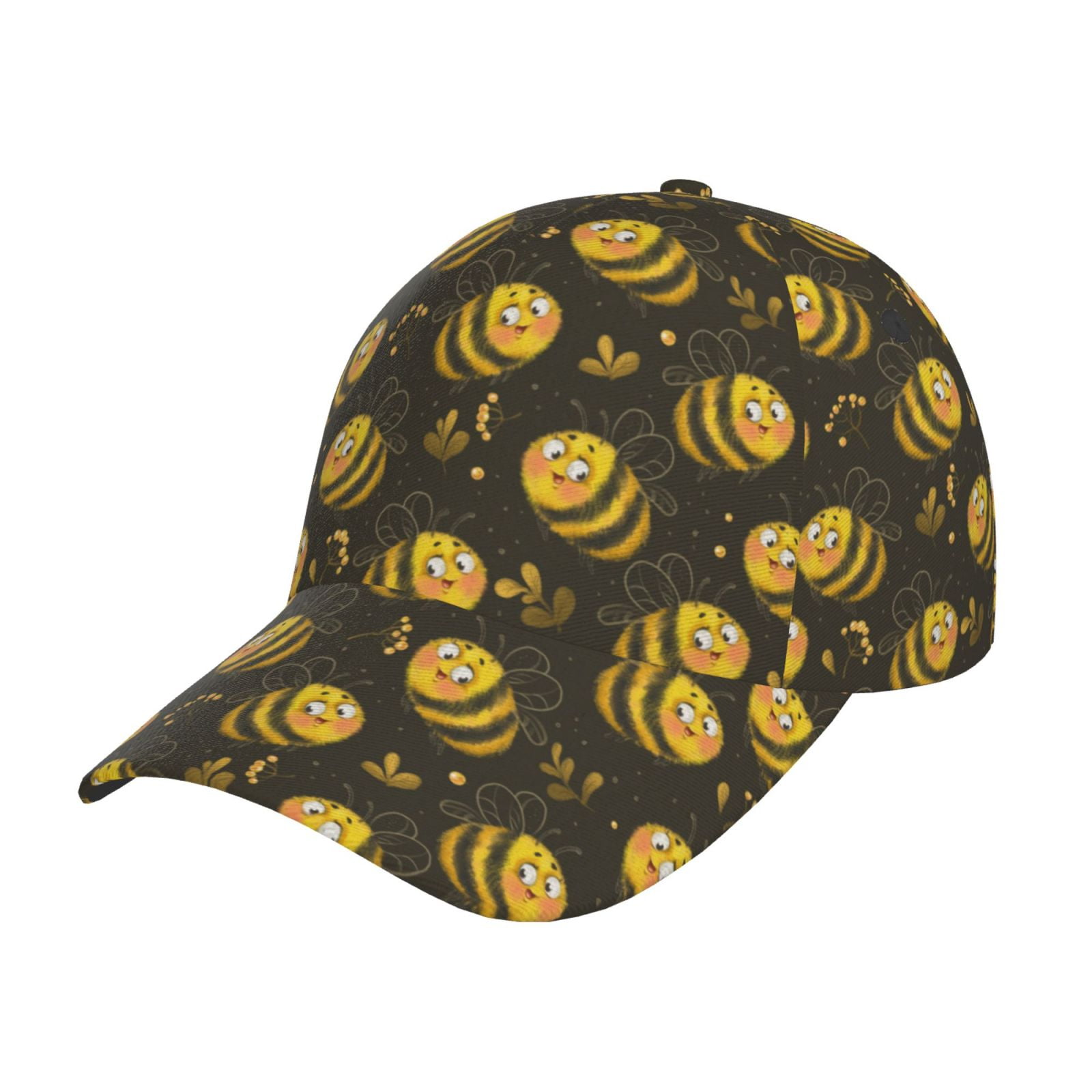 Zufioo Cute Cartoon Bees Baseball Cap Hats for Men and Women Golf Dad ...
