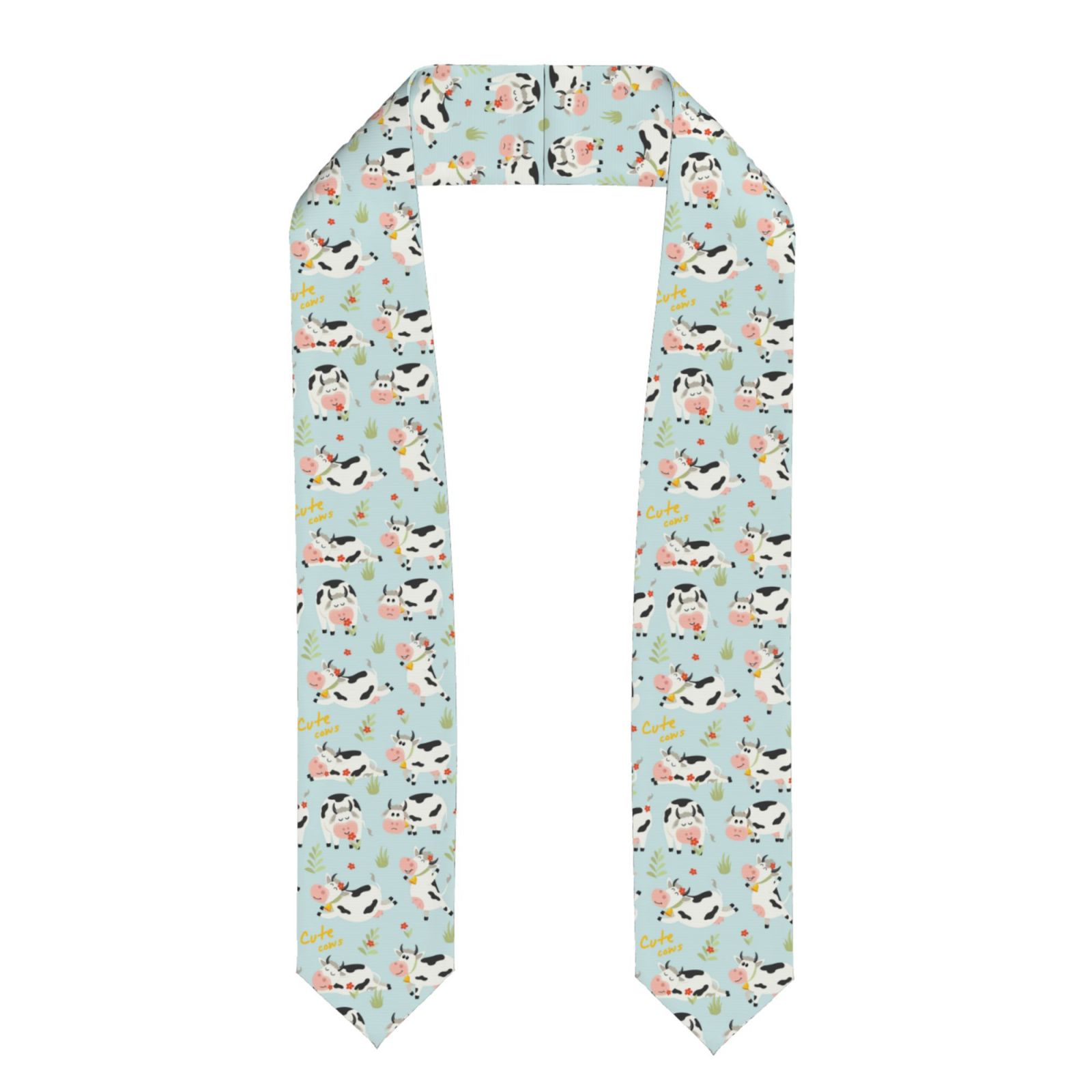 Zufioo Cute Cows Print Graduation Shawl Ribbon, Graduation Ribbon for ...