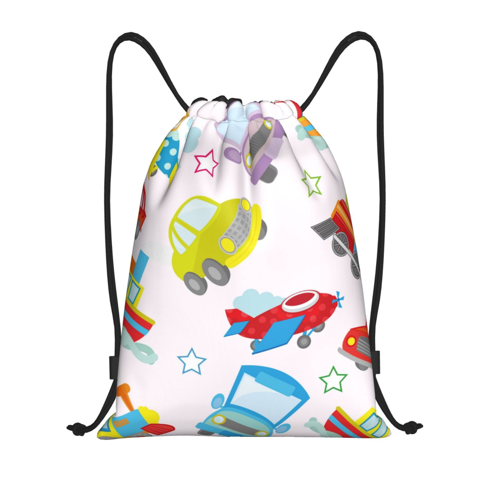 Zufioo Cute Transport Sports Cinch Sack Gym String Bags Machine ...