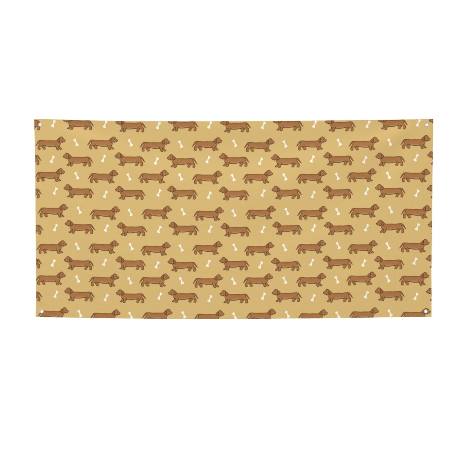 Zufioo Dachshund Dog Puppy Print Holiday Banners, Party Banners ...