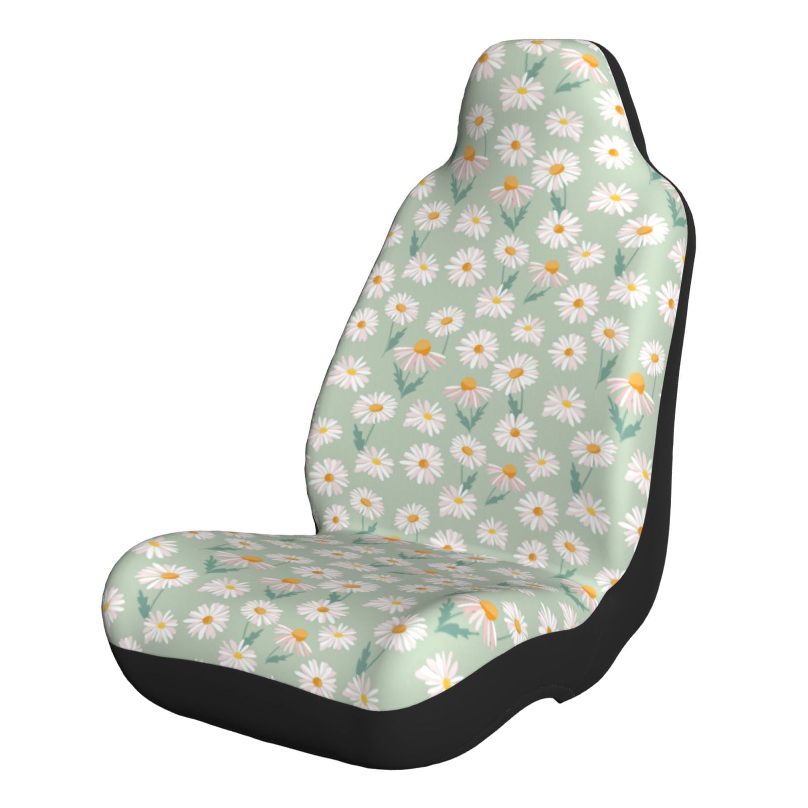 Zufioo Daisies Flowers Print Car Seat Protectors, SUV, Truck, Van Seat ...
