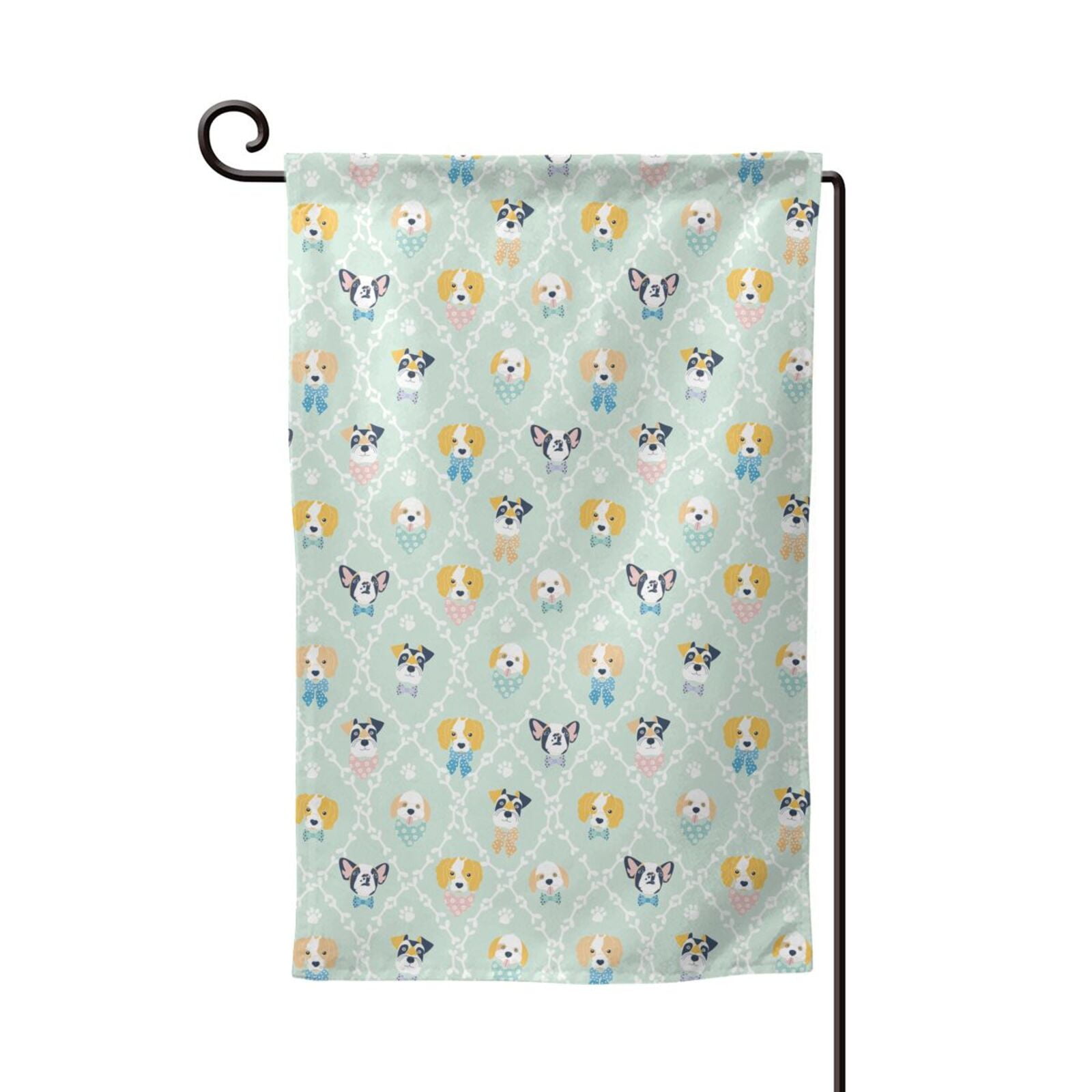 Zufioo Different Breeds of Dogs Print Garden Decoration Flags, Sun ...