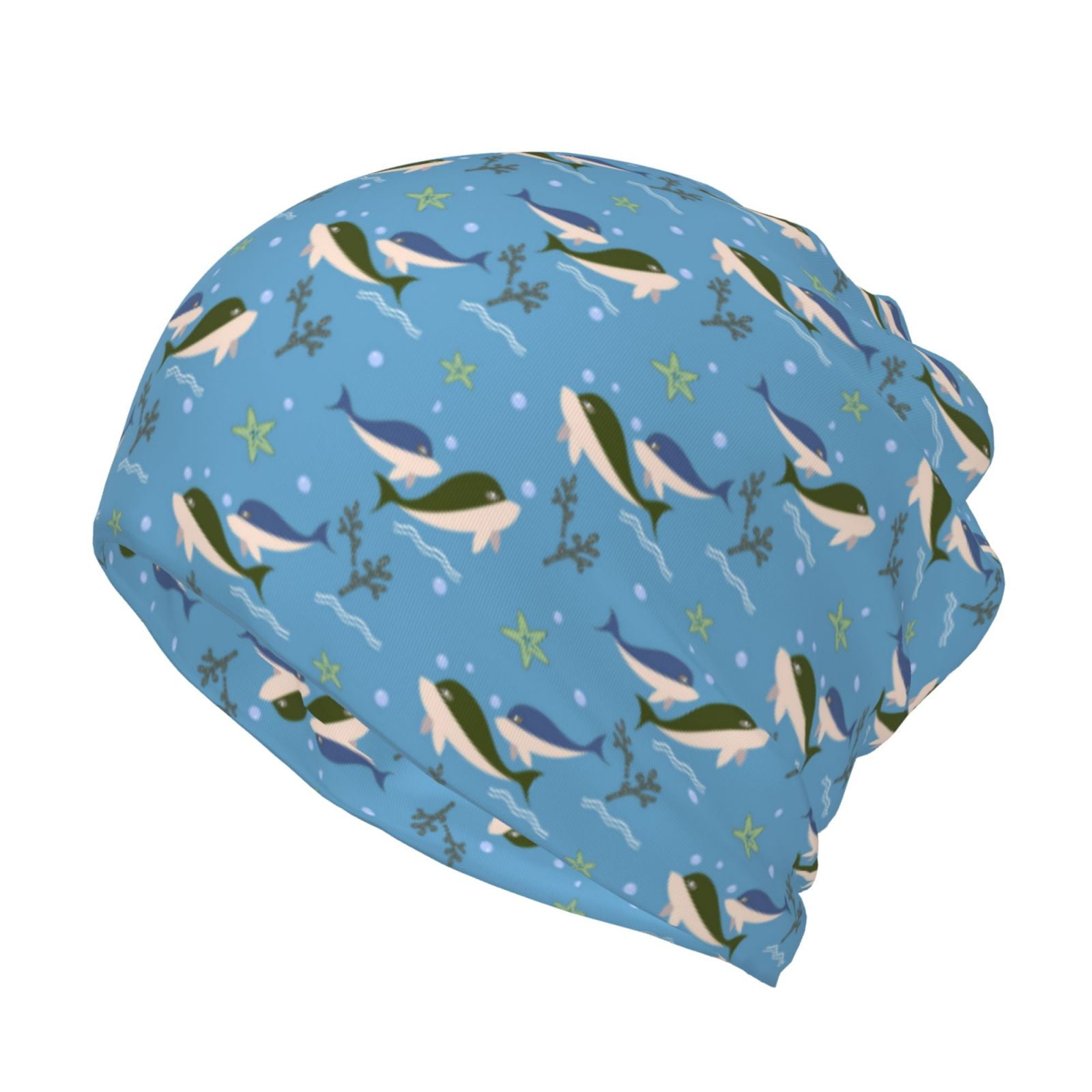 Zufioo Dolphin Lovers Beanie Hats for Men and Women Slouchy Daily Hat ...