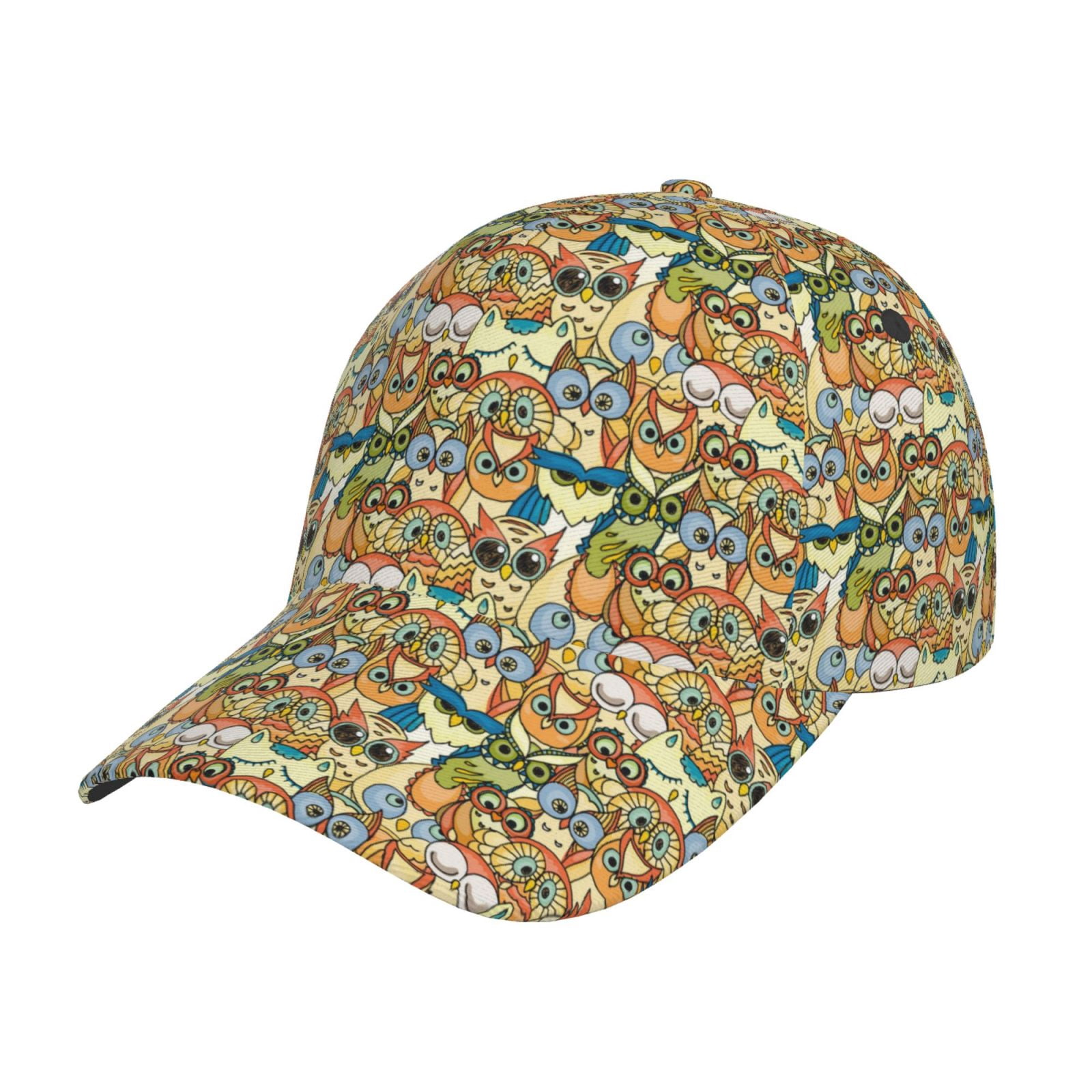 Zufioo Doodle Owls Baseball Cap Hats for Men and Women Golf Dad Hat ...
