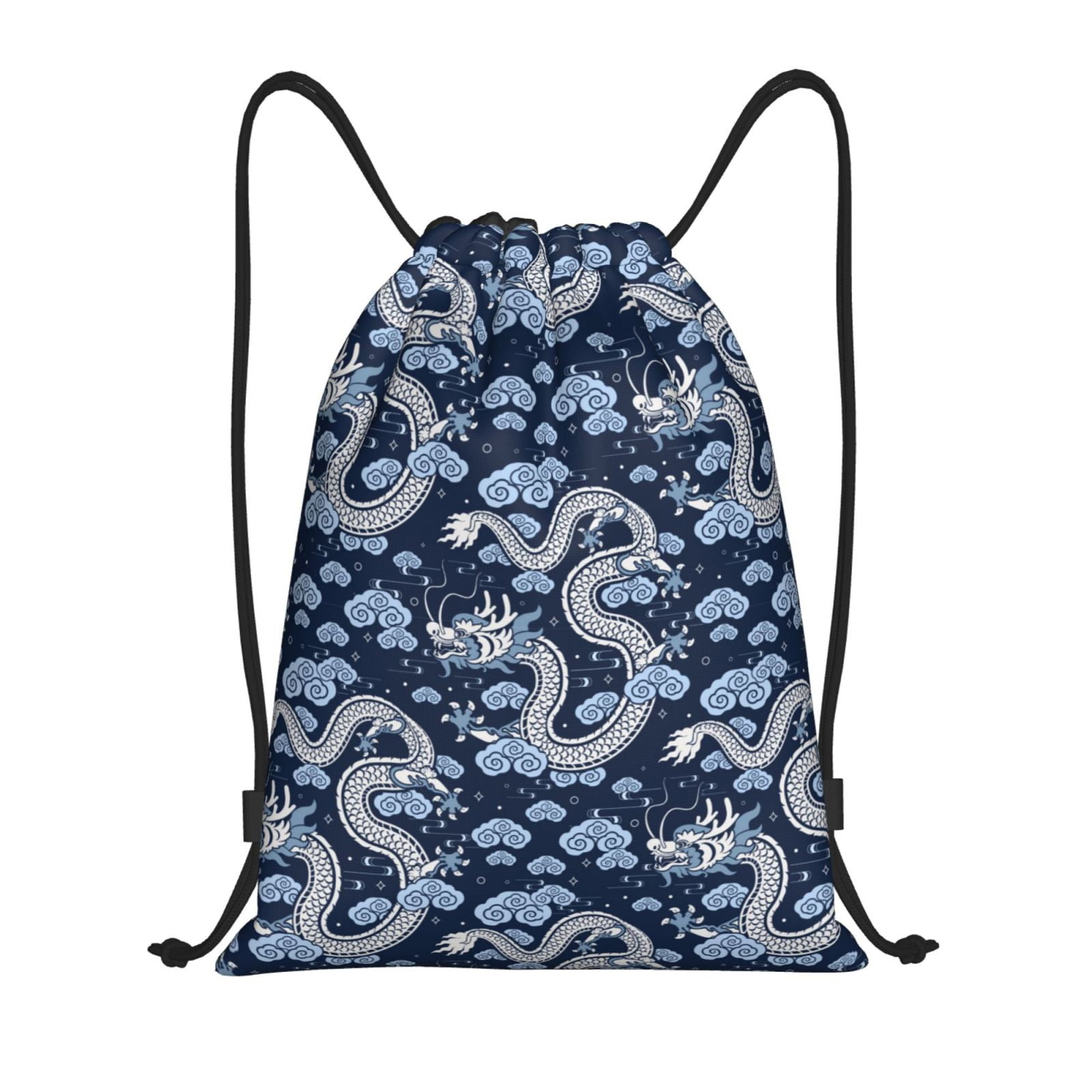 Zufioo Dragons Sports Cinch Sack Gym String Bags Machine Washable Heavy ...