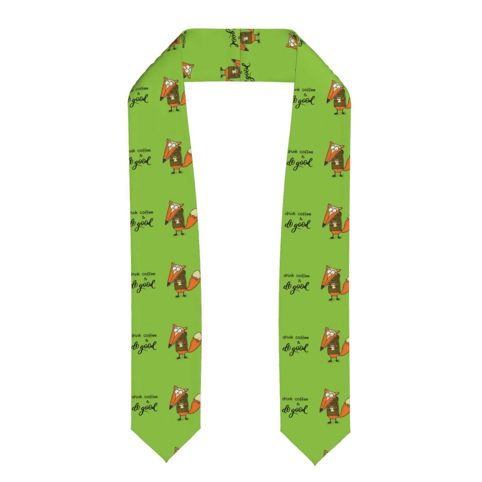 Zufioo Drink Coffee And Do Good Print Graduation Shawl Ribbon ...