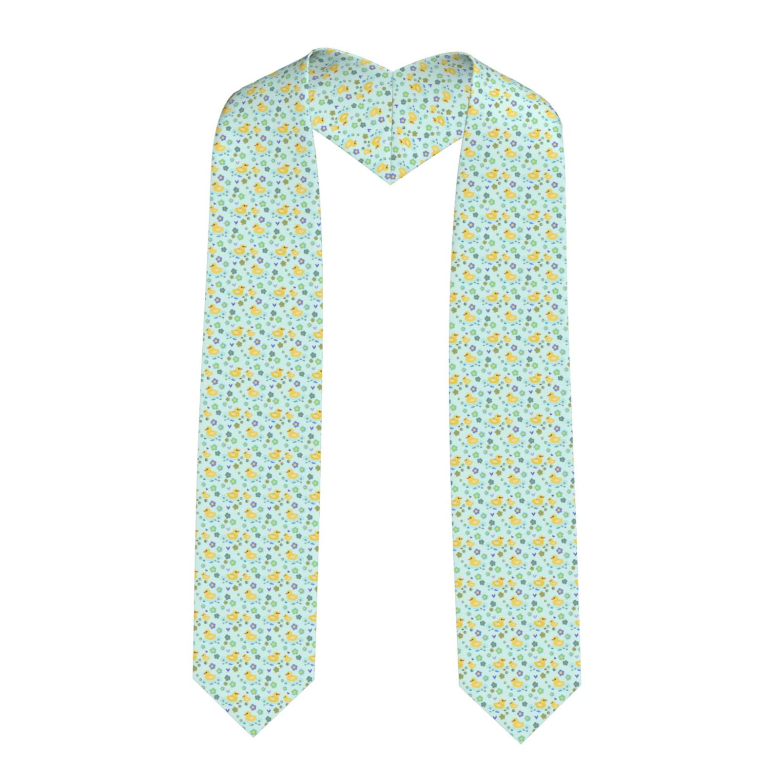 Zufioo Duck Cartoon Print Graduation Shawl Ribbon, Graduation Ribbon ...