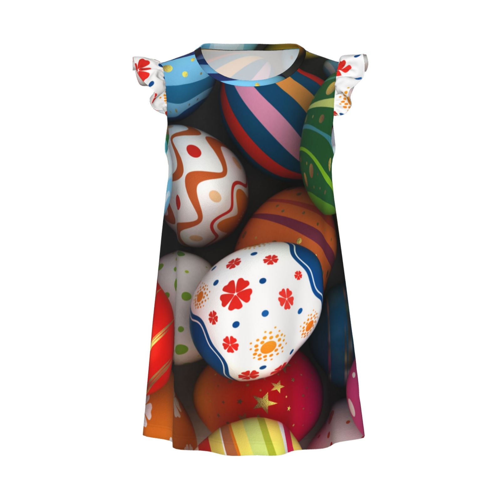 Zufioo Easter Egg Girls Nightgowns Toddler Girl Pajamas Soft & Cute ...