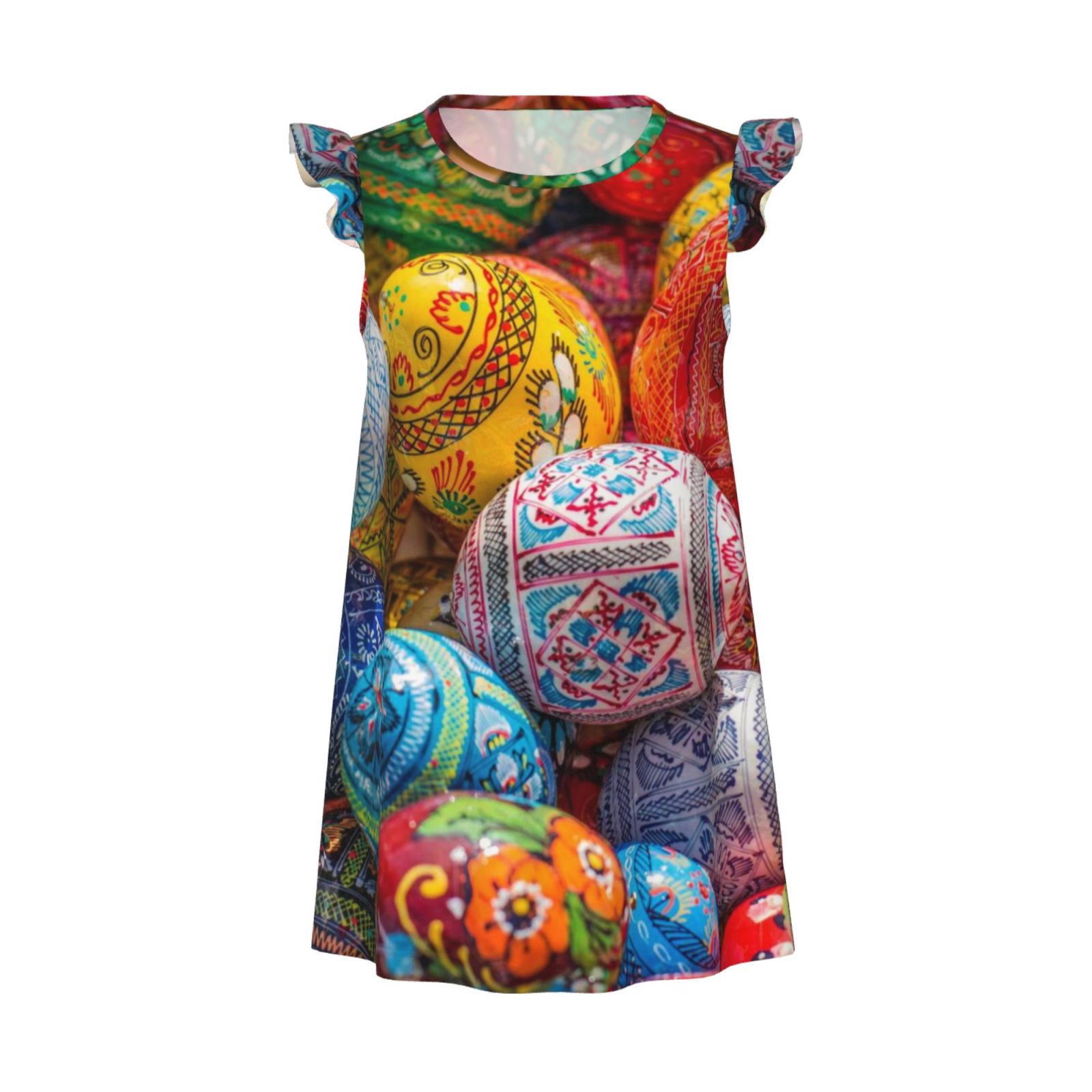 Zufioo Easter Eggs Girls Nightgowns Toddler Girl Pajamas Soft & Cute ...