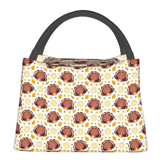 Zufioo Fall Turkey Insulated Reusable Grocery Bags,Cooler Bag,Food ...
