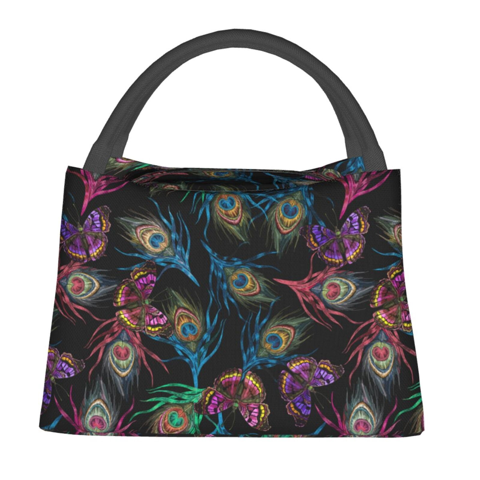 Zufioo Feathers And Butterflies Insulated Reusable Grocery Bags,Cooler ...