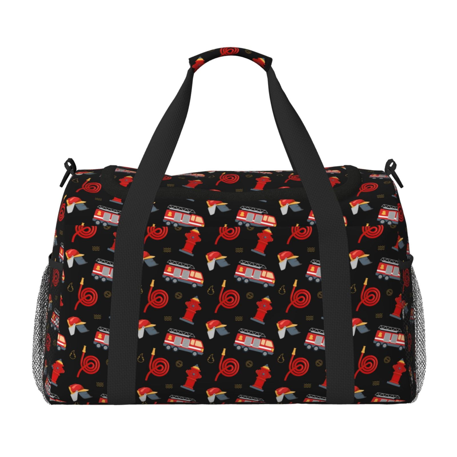 Zufioo Fire Fighting Print Hand-Held Messenger Travel Bag, Business ...