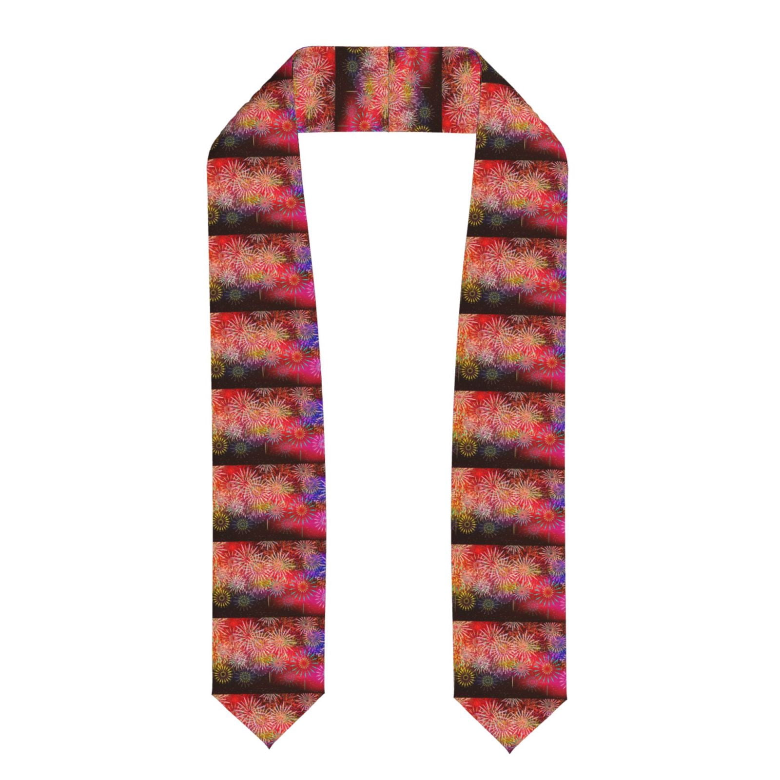 Zufioo Fireworks Print Graduation Shawl Ribbon, Graduation Ribbon for ...