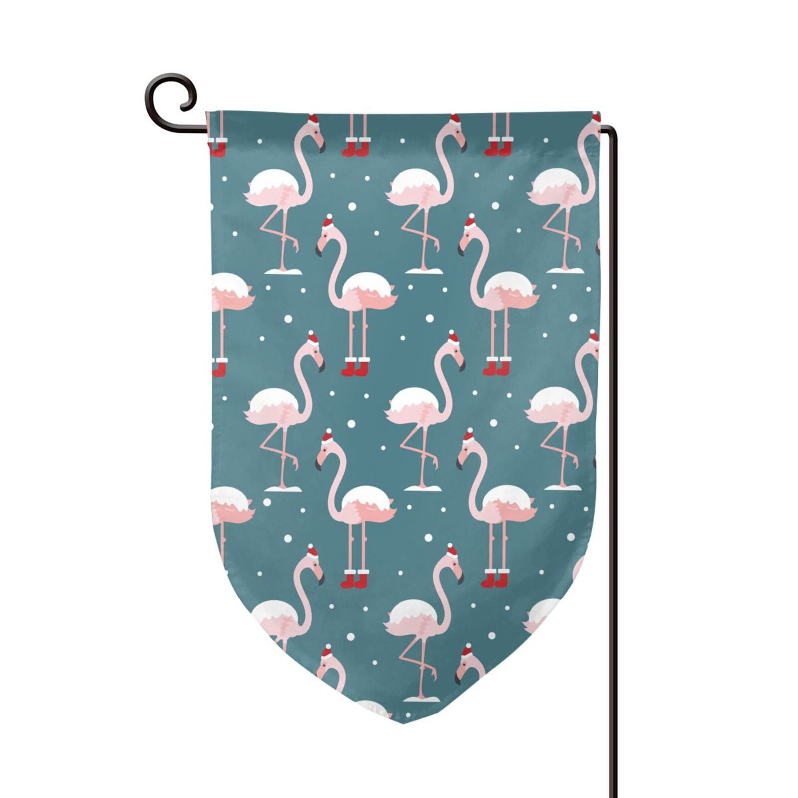 Zufioo Flamingo Print Garden Decoration Flags, Sun-resistant and ...