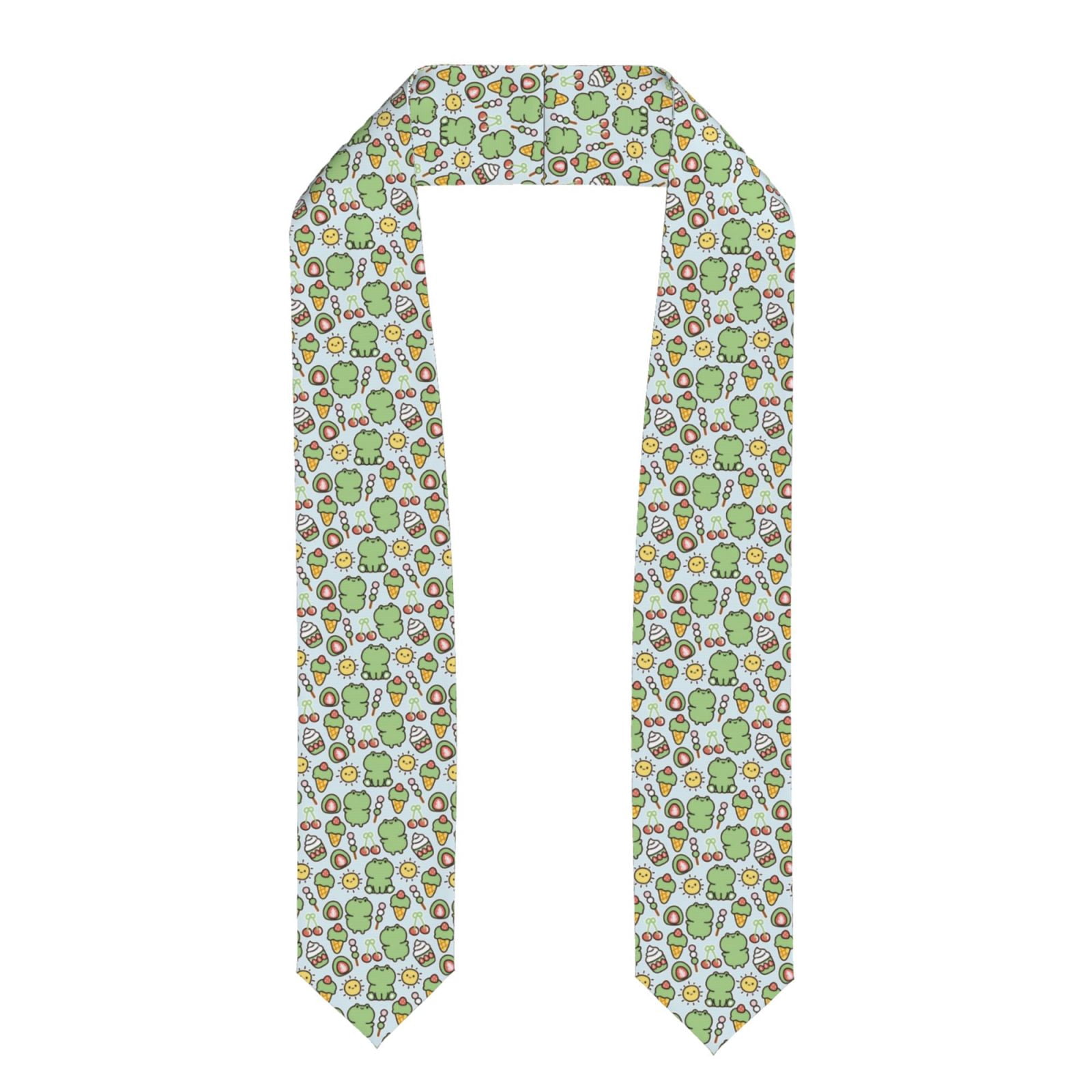 Zufioo Frog With Sweet Print Graduation Shawl Ribbon, Graduation Ribbon ...