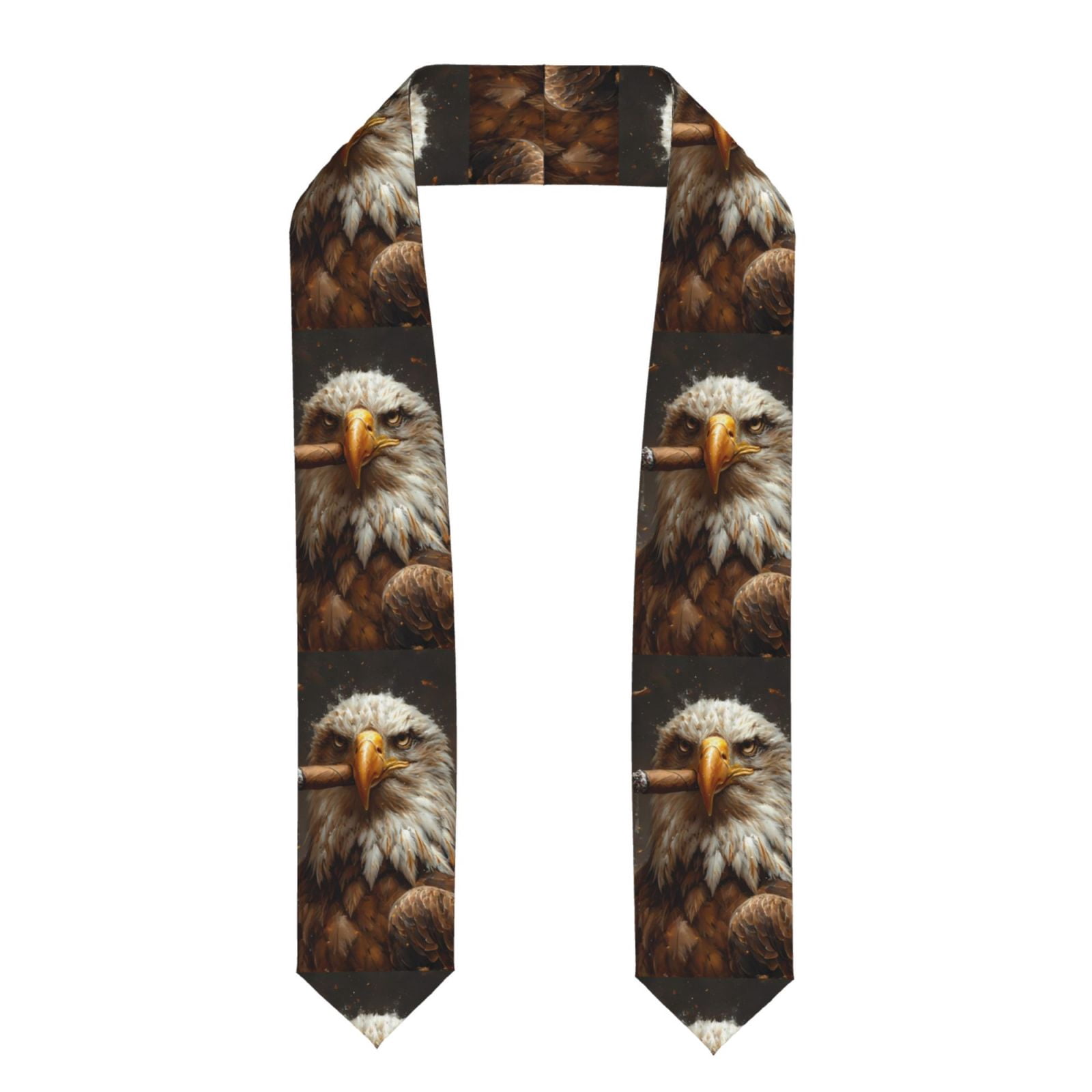 Zufioo Funny Bald Eagle Print Graduation Shawl Ribbon, Graduation ...