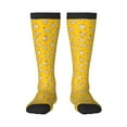 Zufioo Funny Chicken Print Long High Thigh Socks Knee-High Warm ...