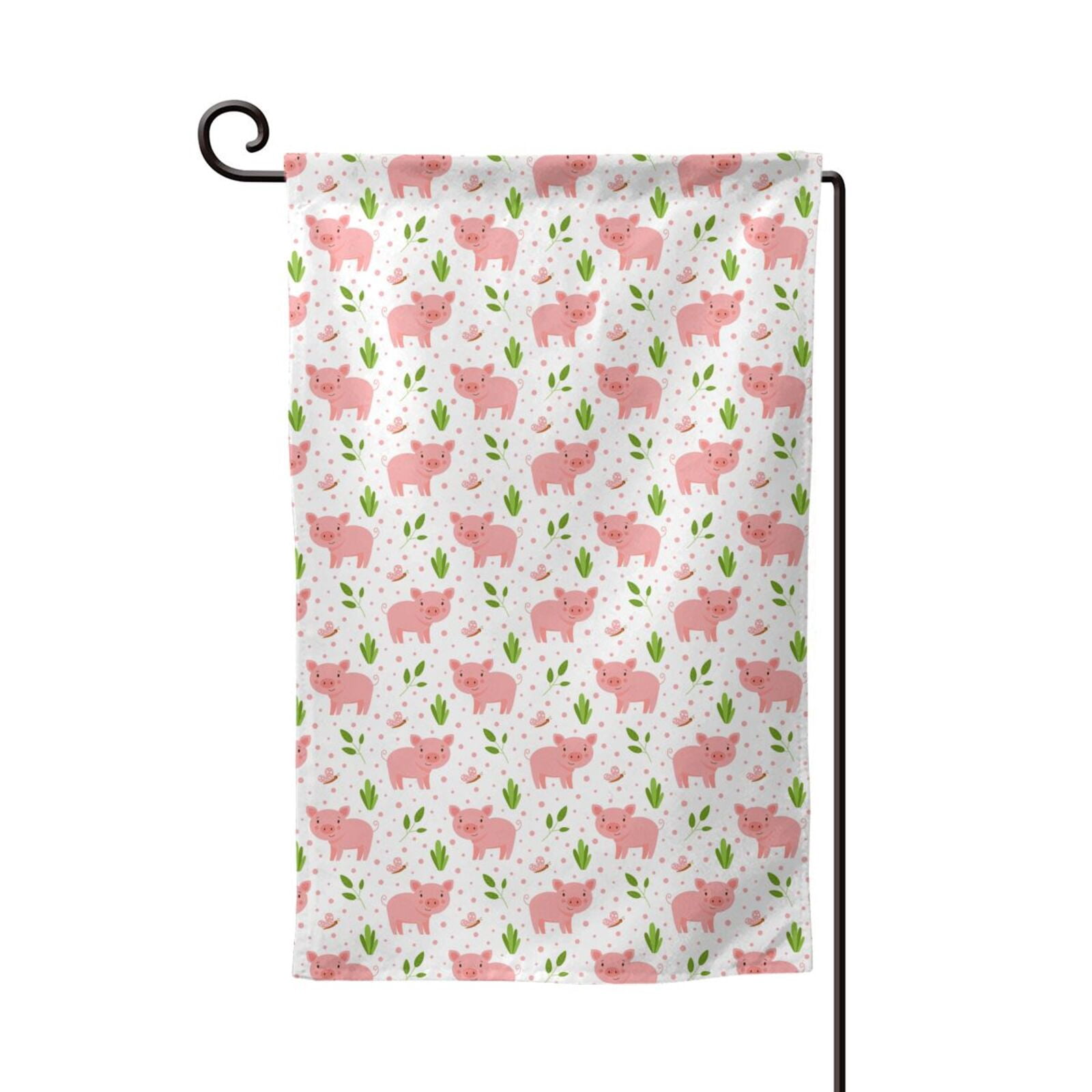 Zufioo Funny Little Pigs Print Garden Decoration Flags, Sun-resistant ...