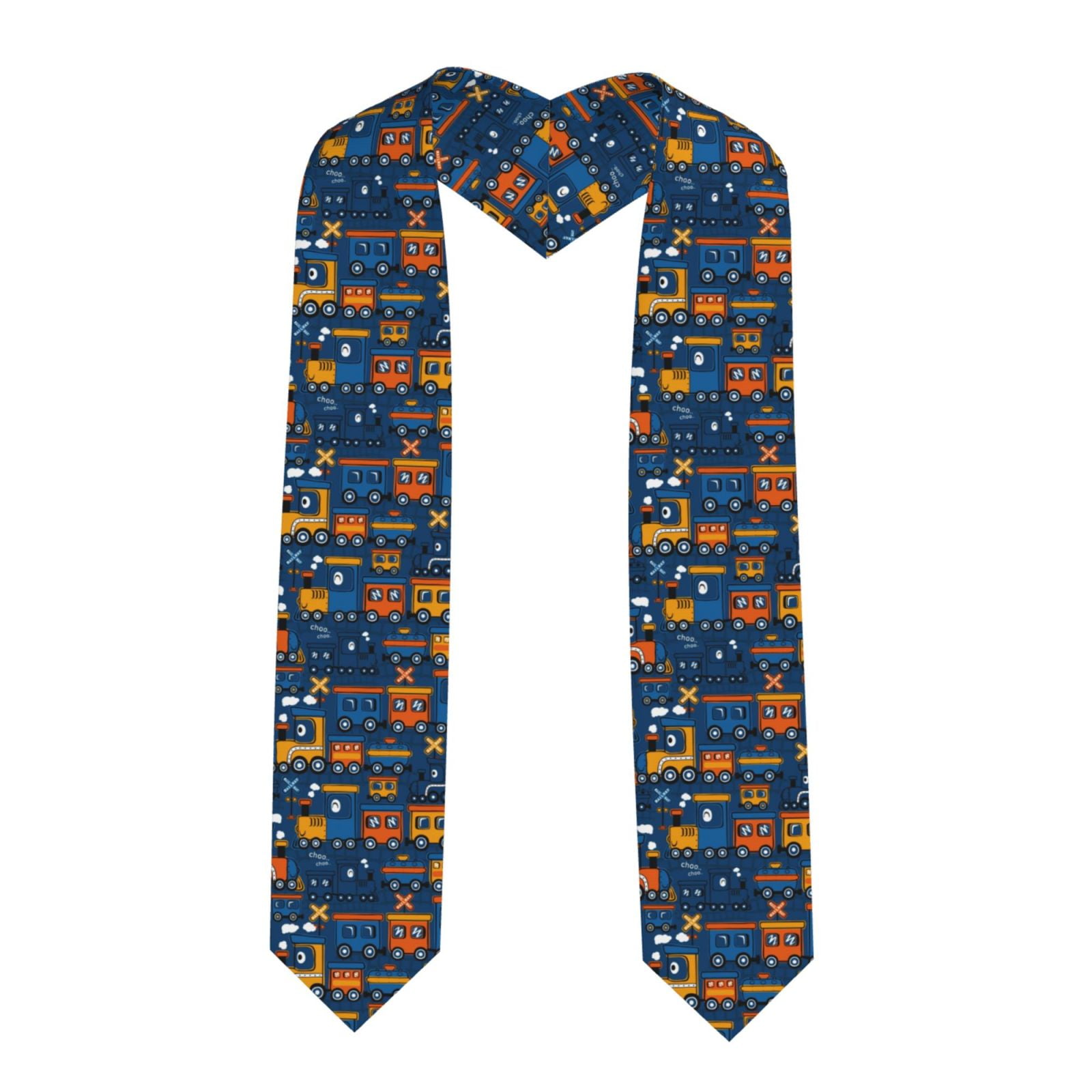 Zufioo Funny Steam Train Print Graduation Shawl Ribbon, Graduation ...