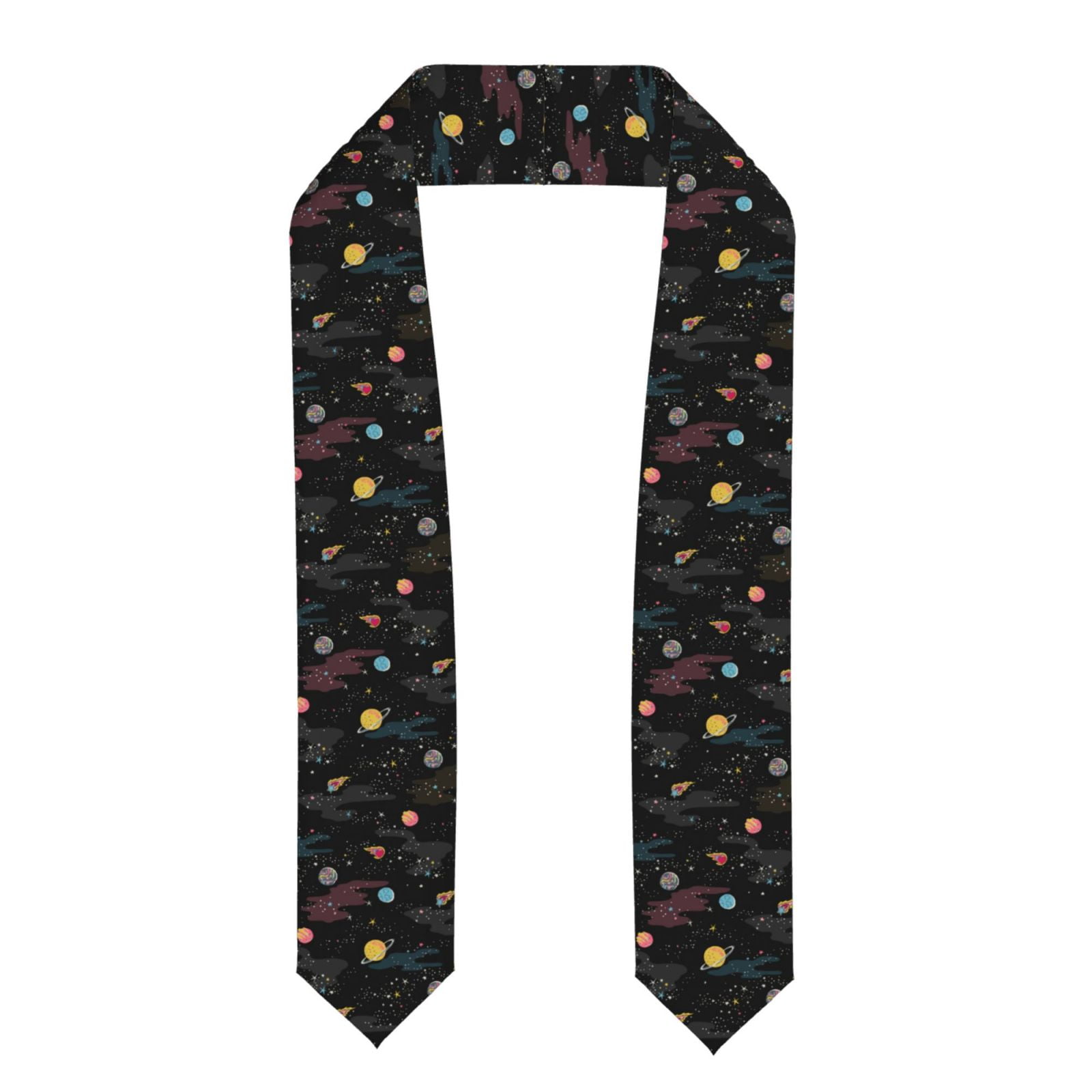 Zufioo Galaxy Print Graduation Shawl Ribbon, Graduation Ribbon for Male ...