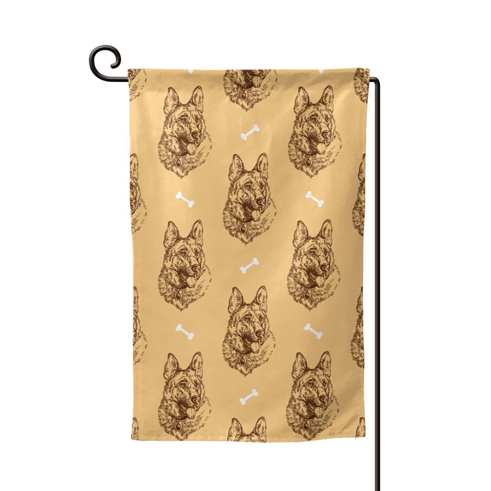 Zufioo German Shepherd Dog Print Garden Decoration Flags, Sun-resistant ...