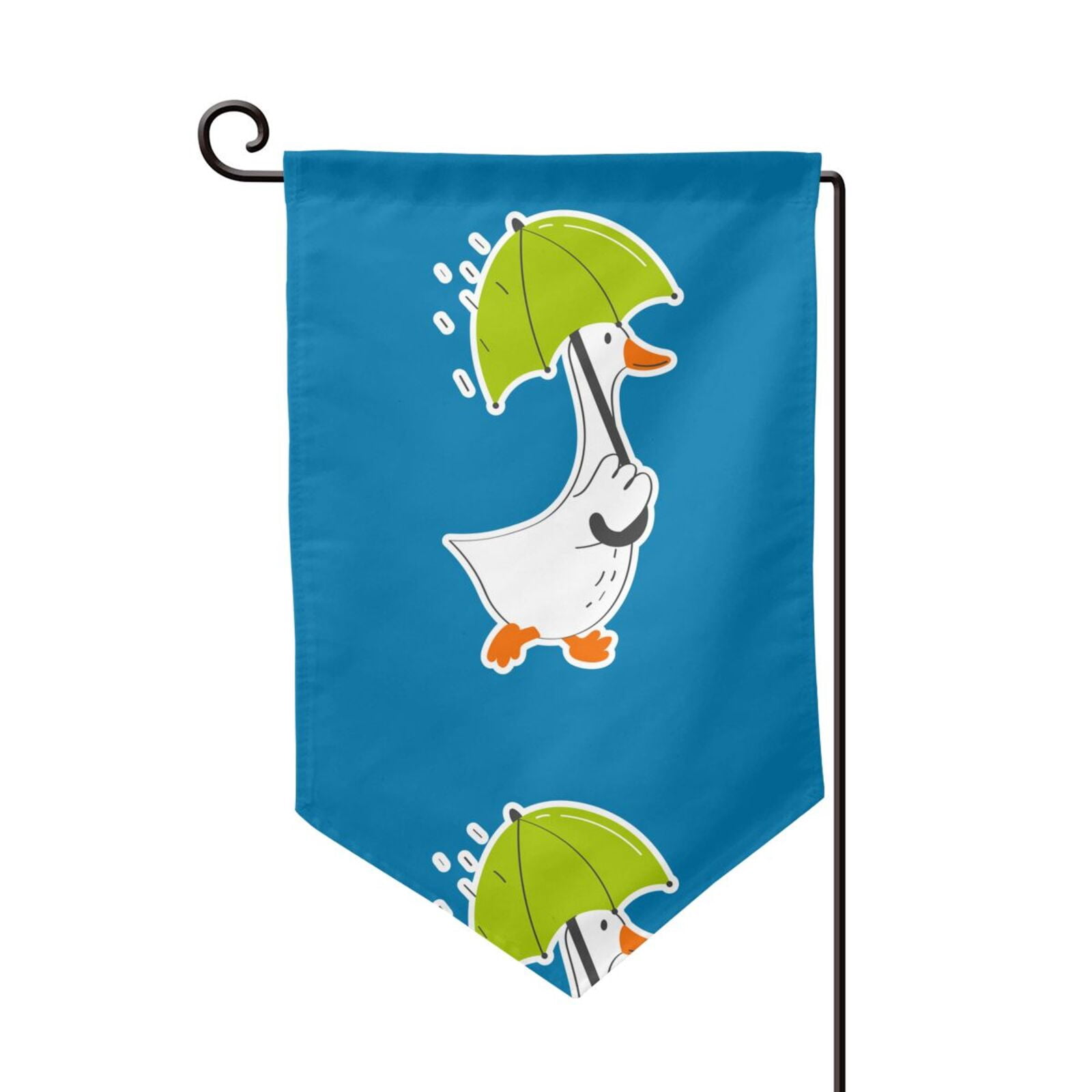 Zufioo Goose Holding an Umbrella Print Garden Decoration Flags, Sun ...