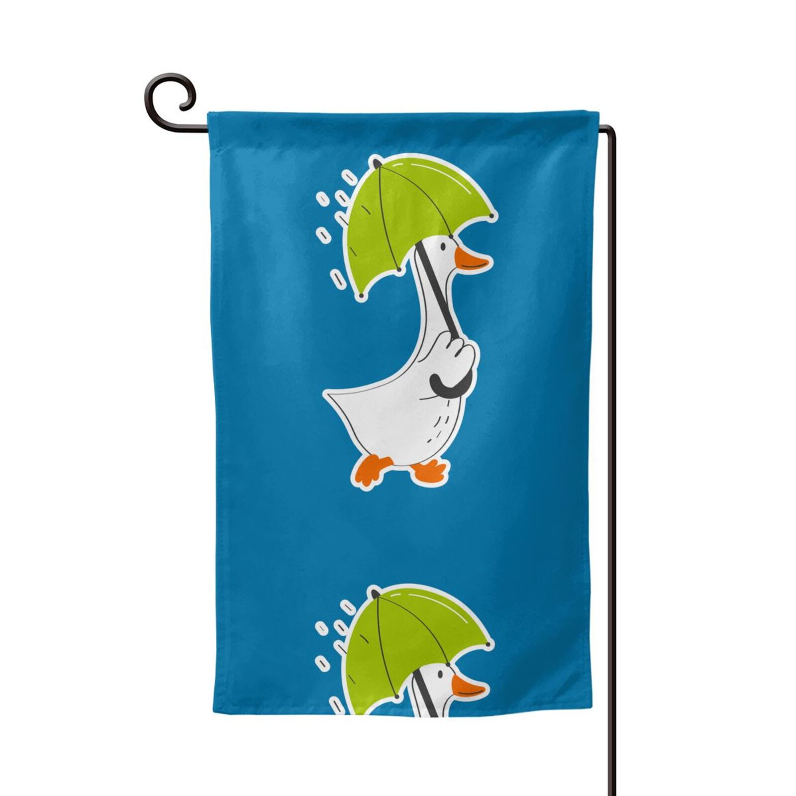 Zufioo Goose Holding an Umbrella Print Garden Decoration Flags, Sun ...