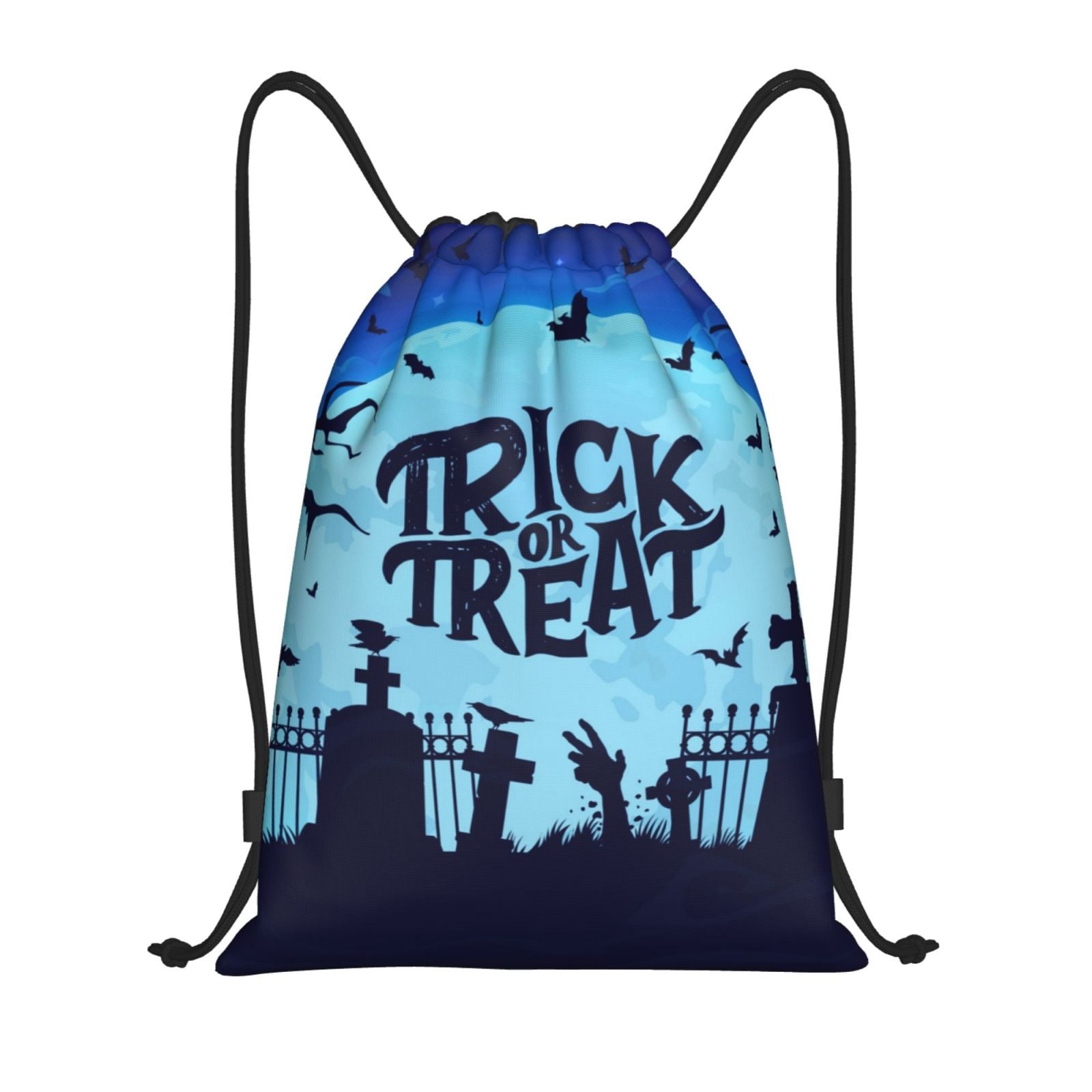 Zufioo Halloween Trick Or Treat Sports Cinch Sack Gym String Bags ...