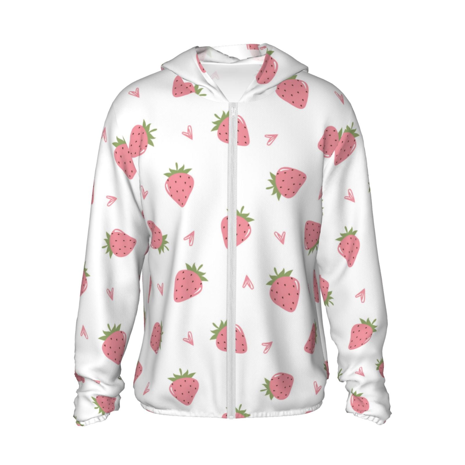 Zufioo Hand Drawn Strawberry Sun Shirt for men and women,Sun Hoodie ...