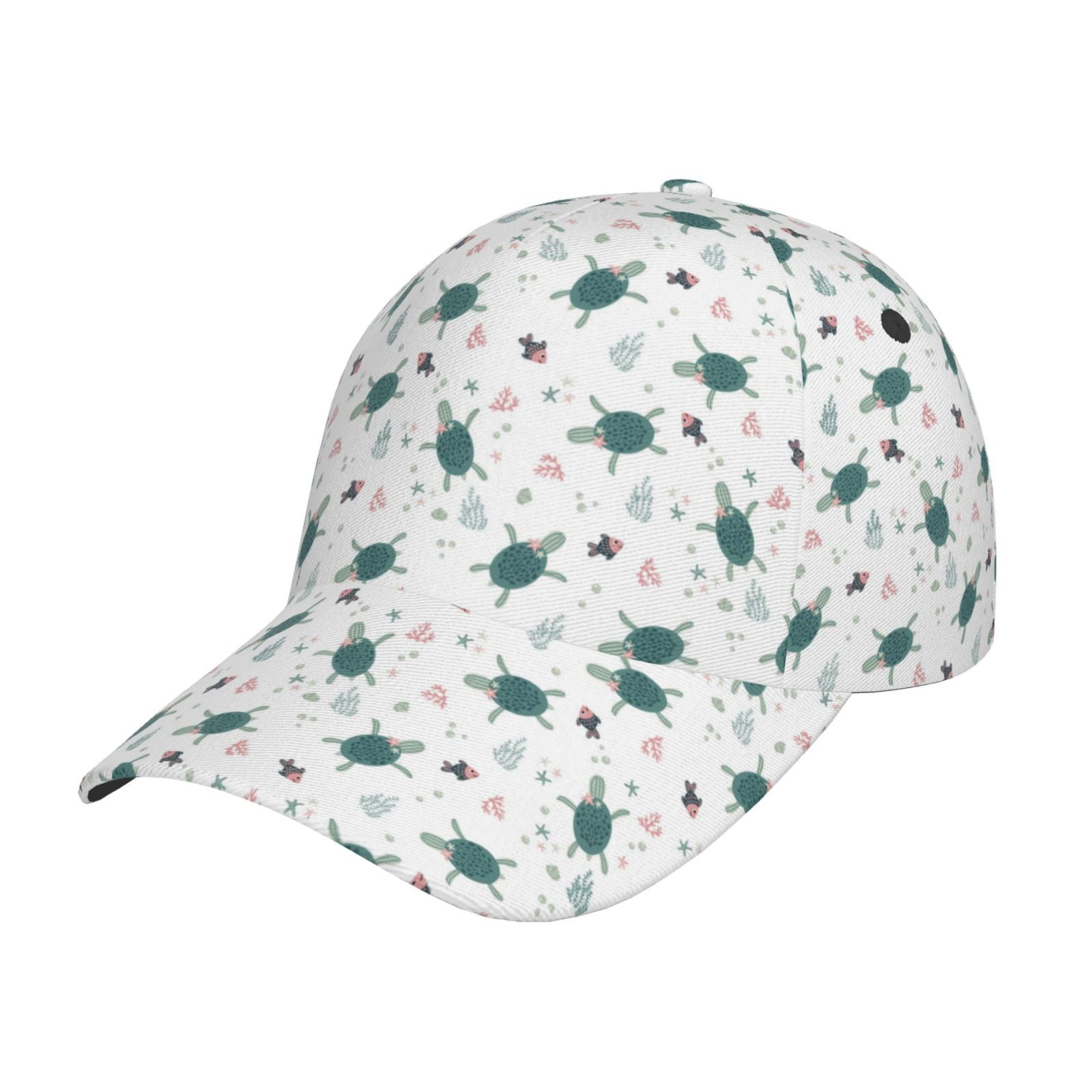 Zufioo Hand Drawn Turtle Baseball Cap Hats for Men and Women Golf Dad ...