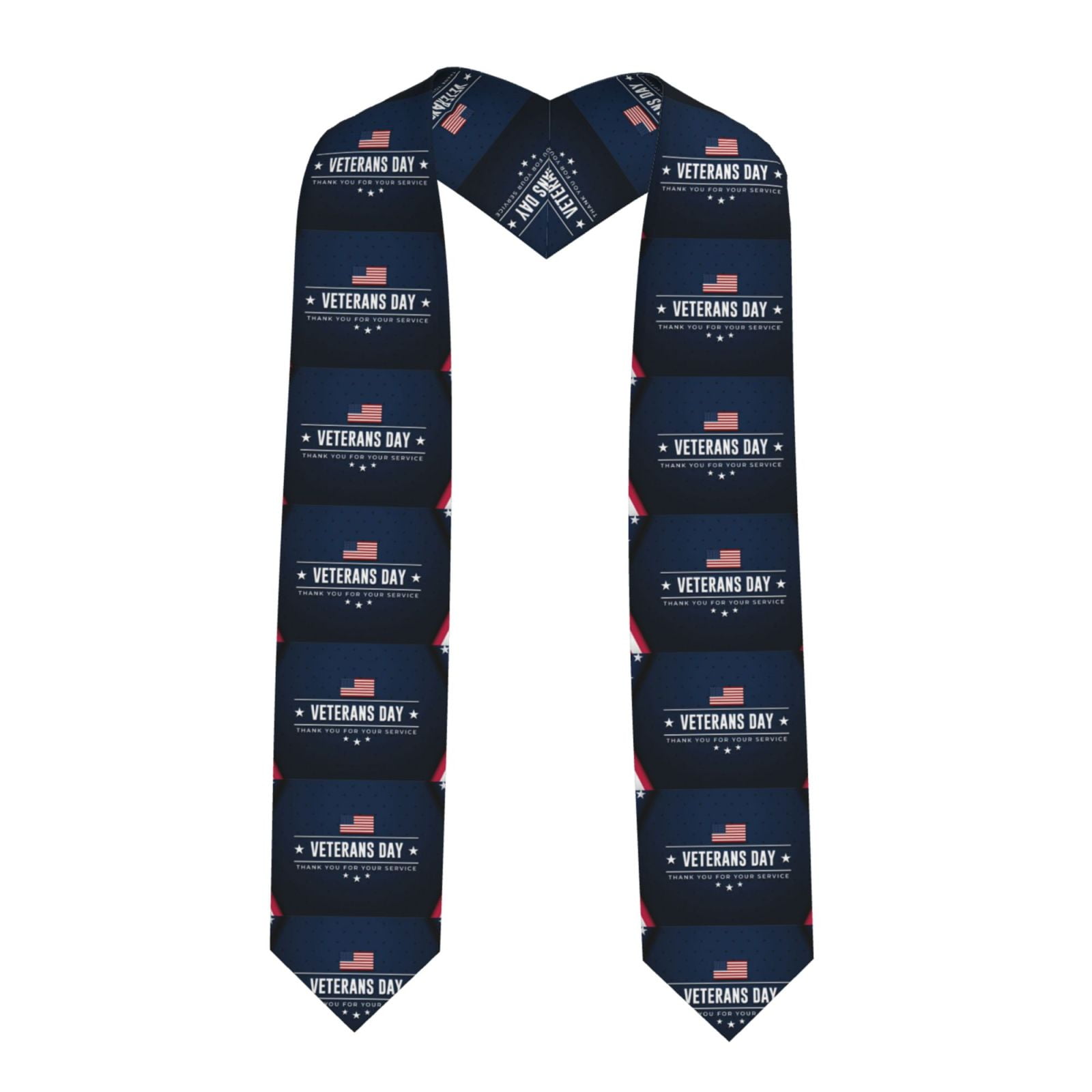 Zufioo Happy Veterans Day Print Graduation Shawl Ribbon, Graduation ...