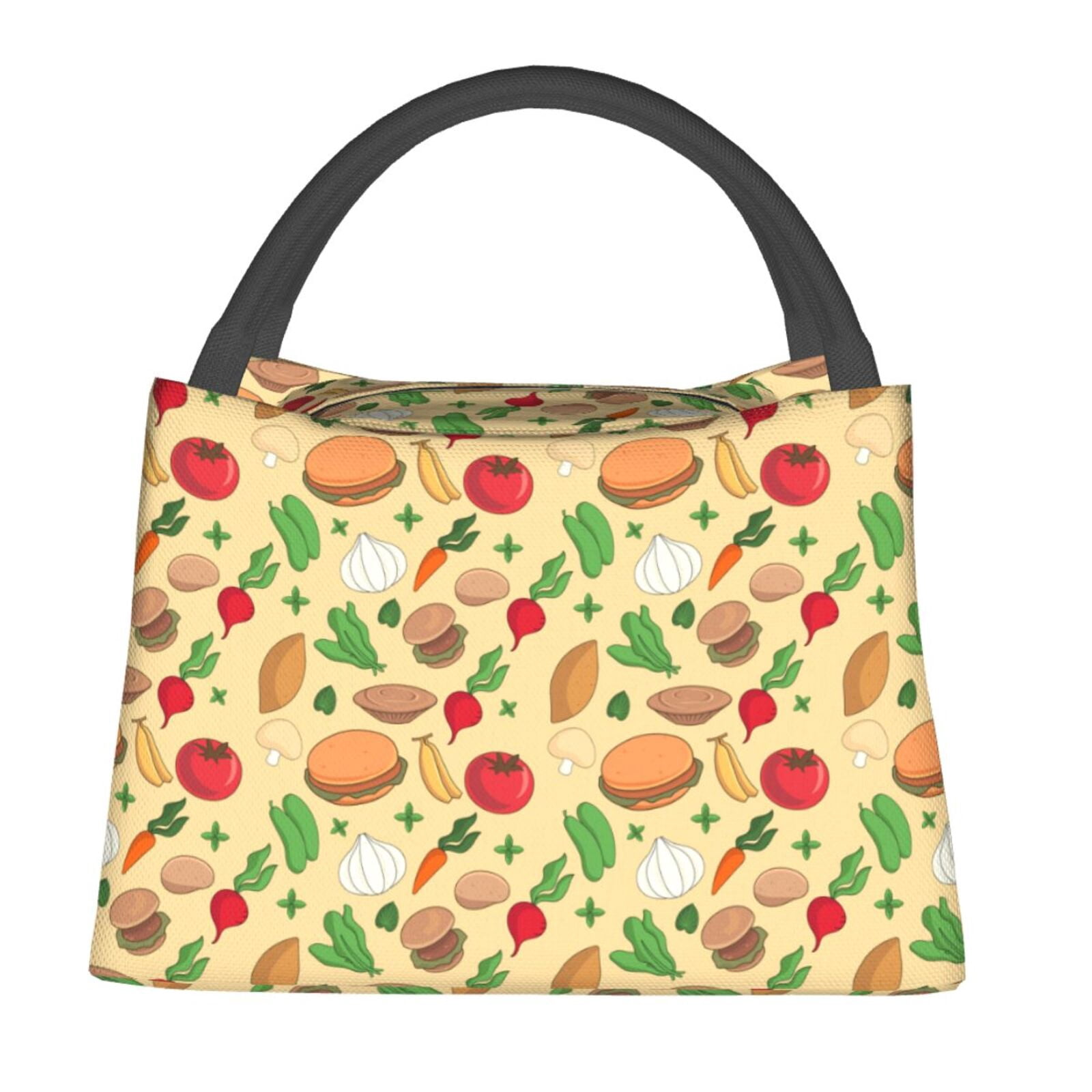 Zufioo Herb Of Burger Insulated Reusable Grocery Bags,Cooler Bag,Food ...