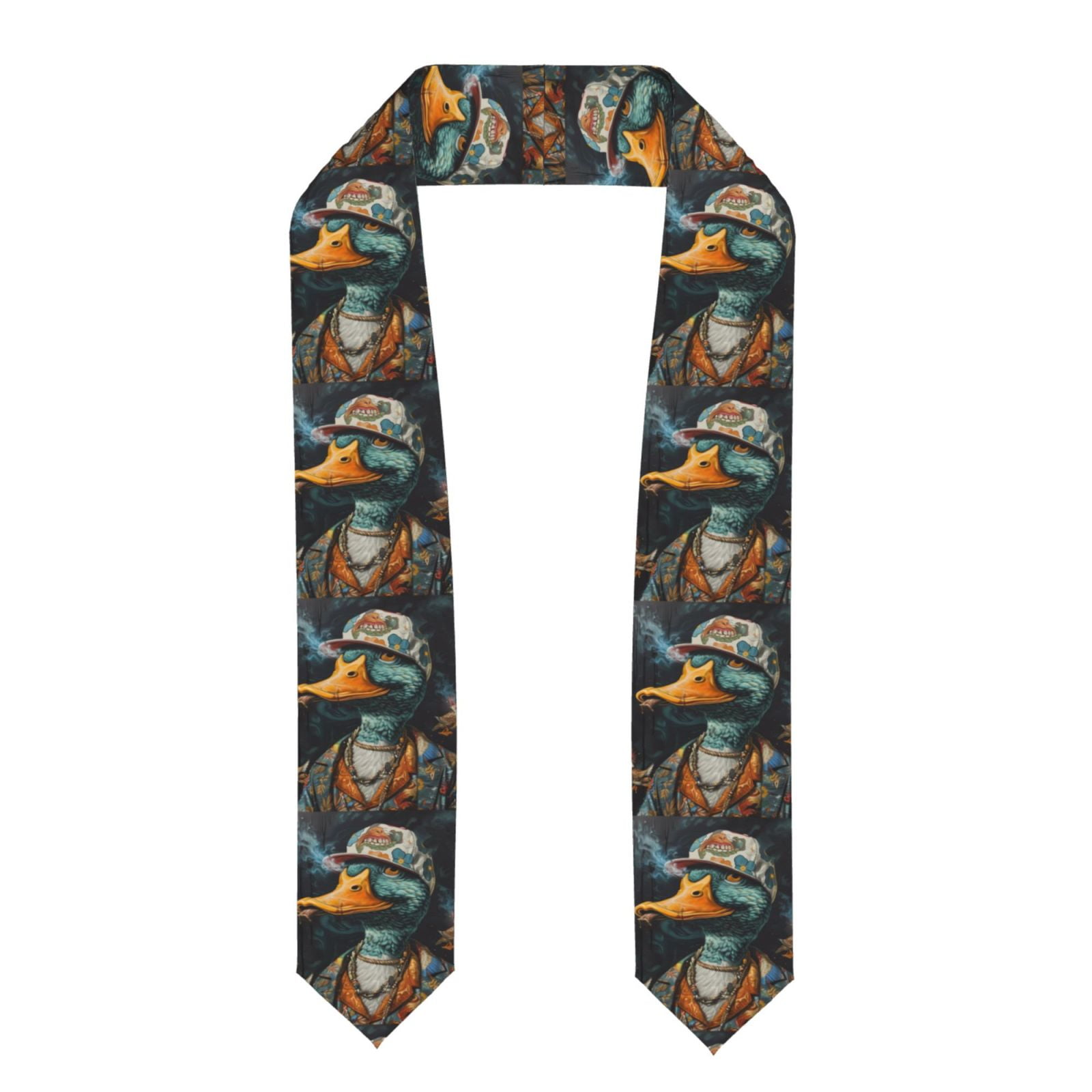 Zufioo Hip-Hop Duck Print Graduation Shawl Ribbon, Graduation Ribbon ...